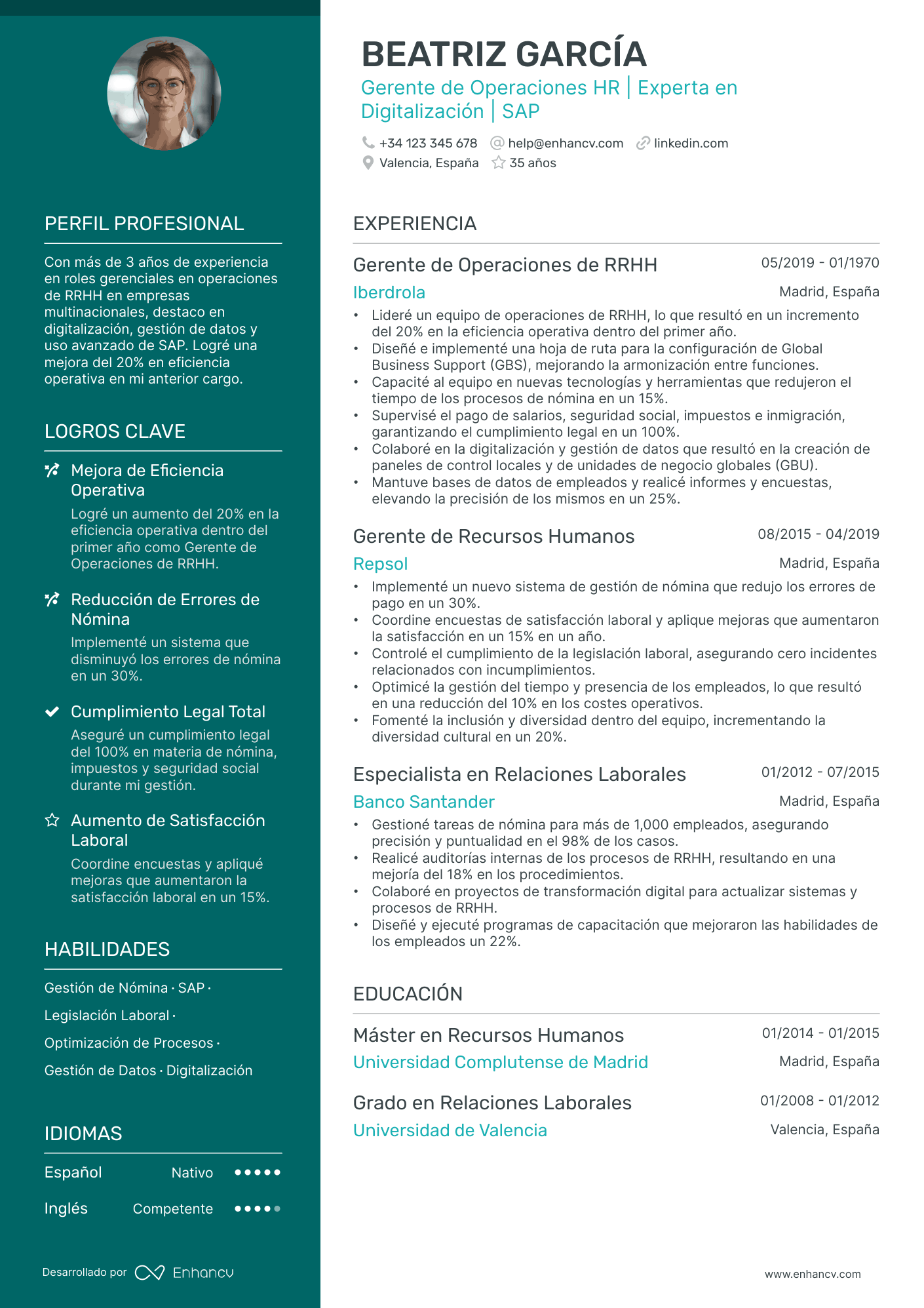 CV Manager: 21 plantillas para optimizar tu CV de gerente