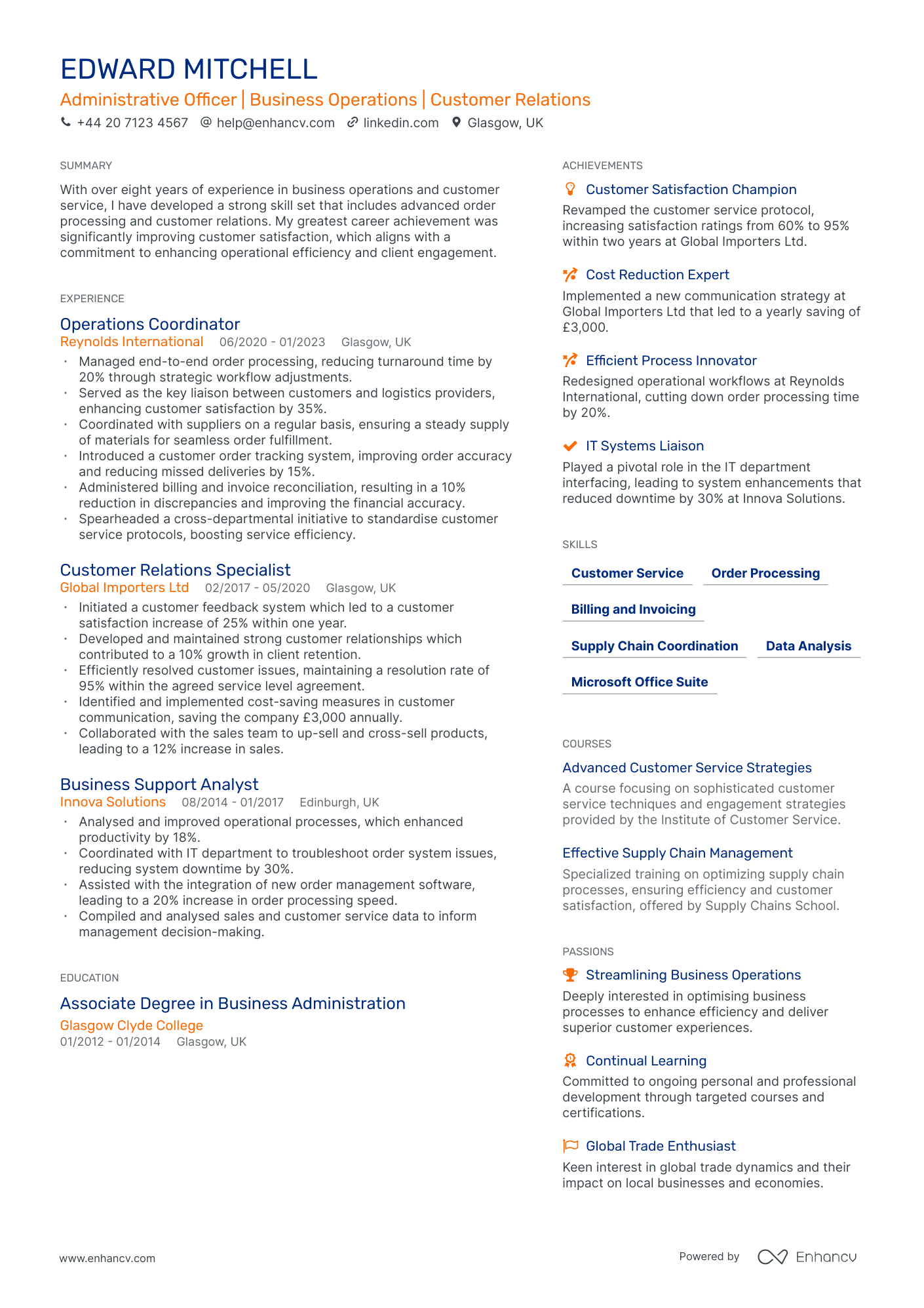 Administrative Assistant CV Examples & Guide for 2025