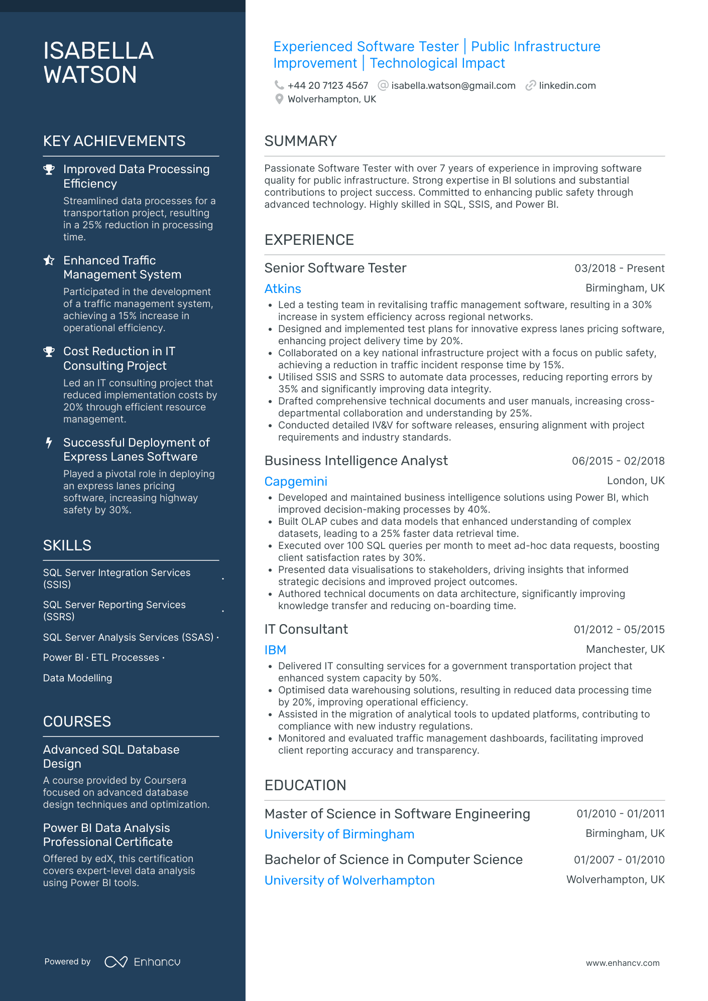 Software Tester CV Examples & Guide for 2026
