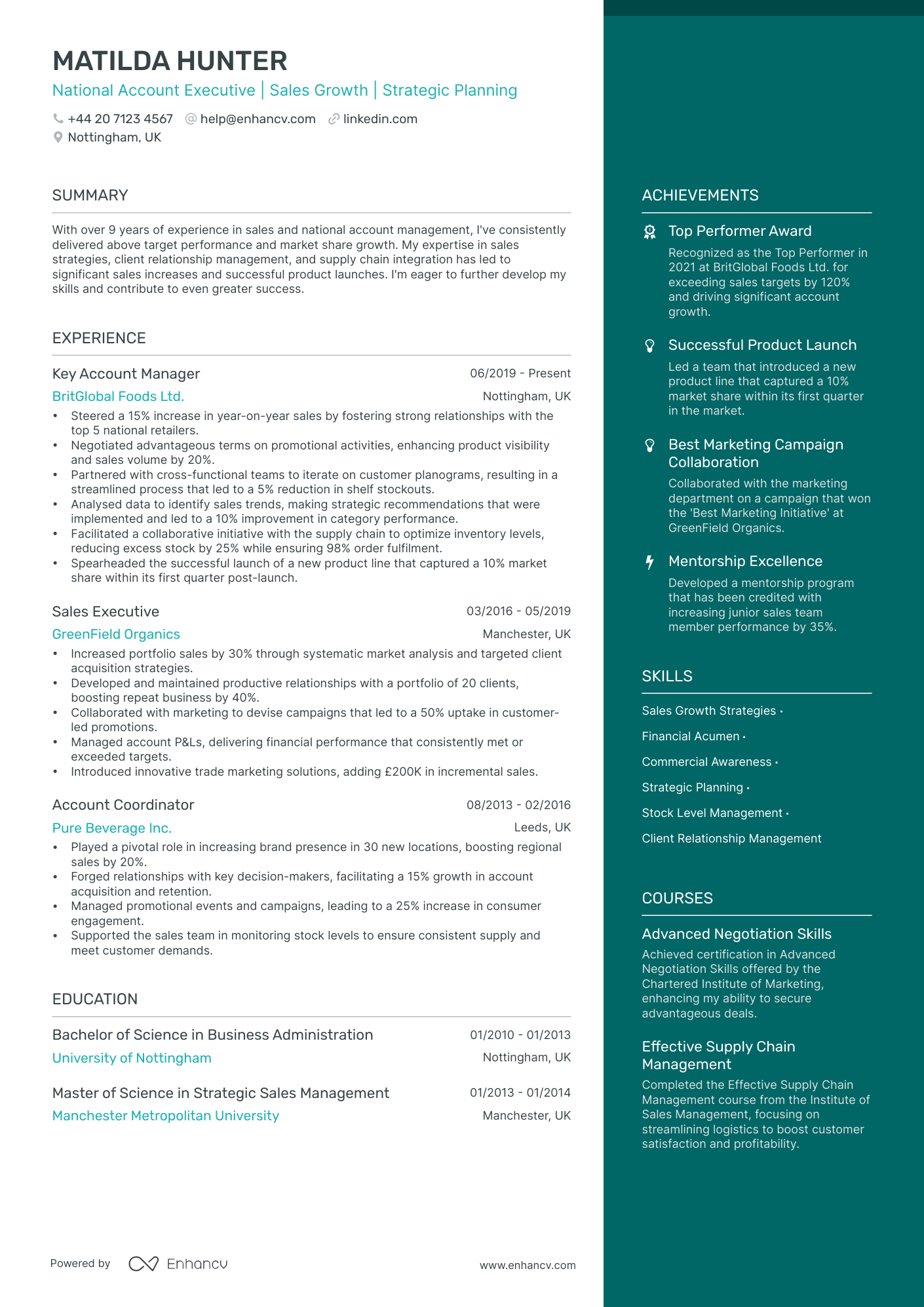 Executive CV Examples & Guide for 2025