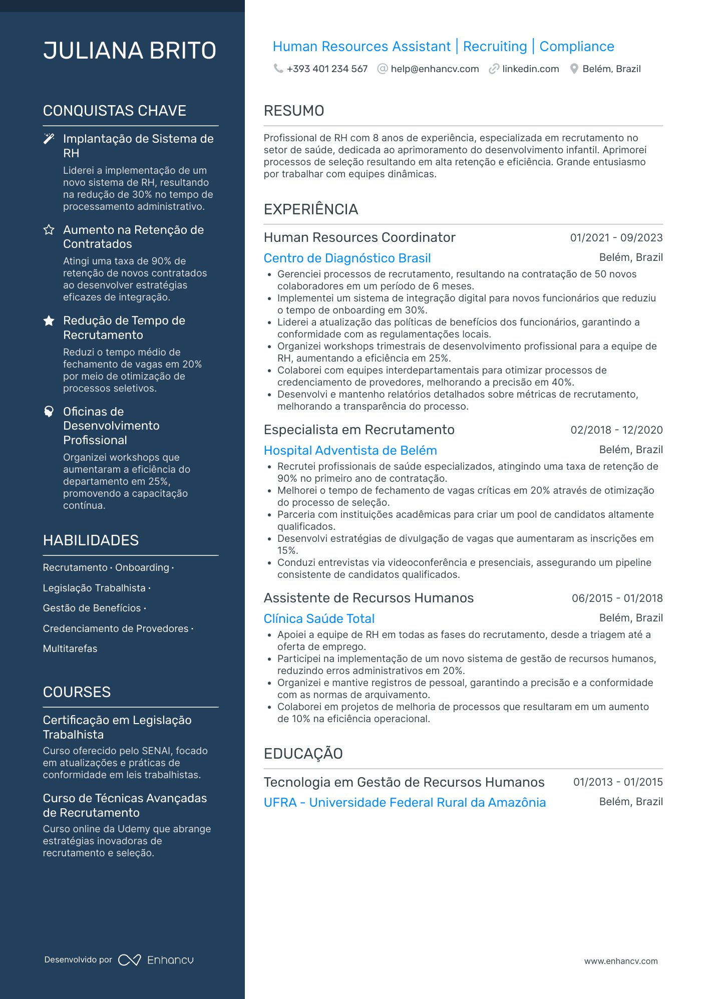 12 Exemplos de Currículo para Assistente de RH que Conseguiram Emprego em 2025