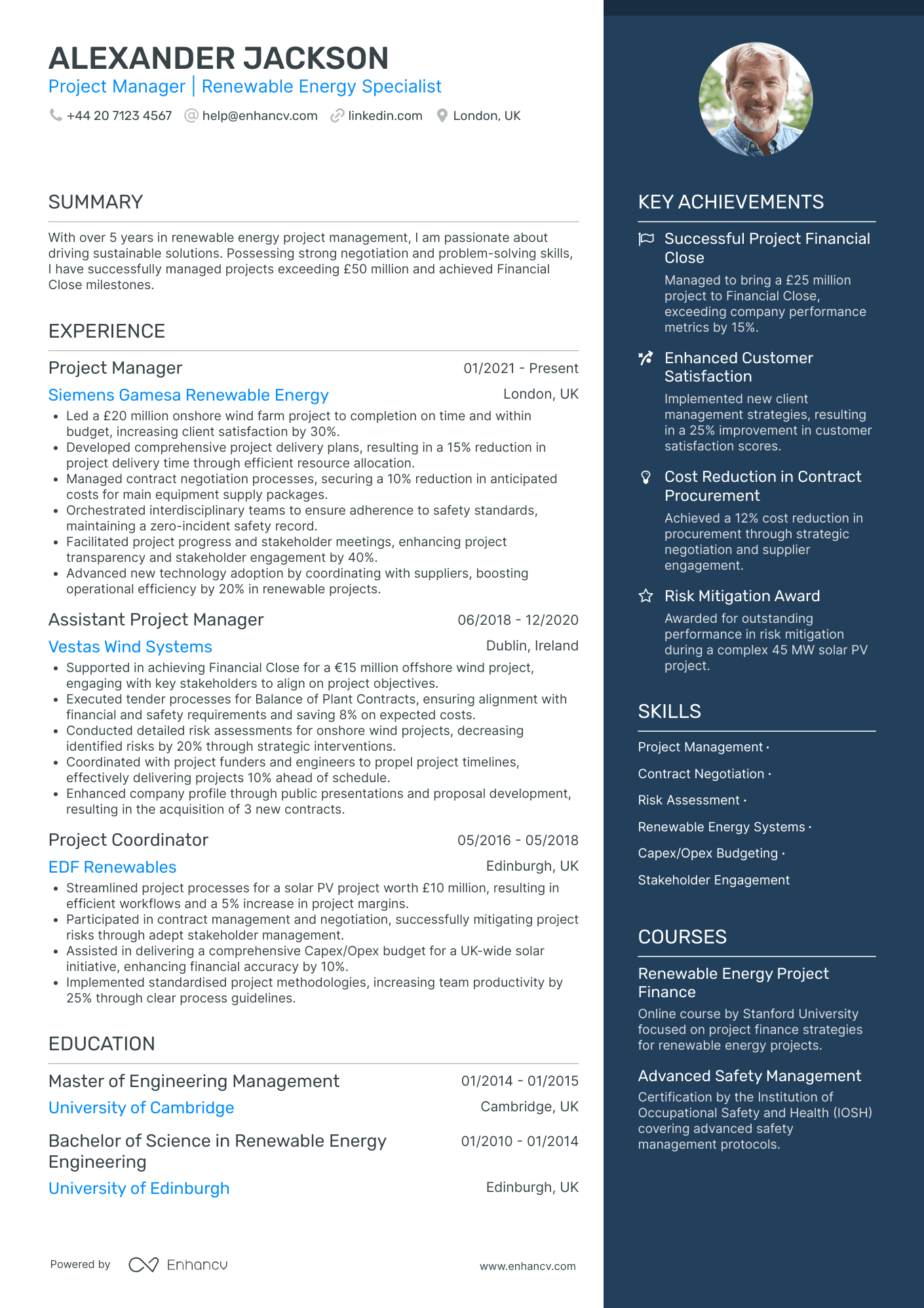 Construction Manager CV Examples & Guide for 2025