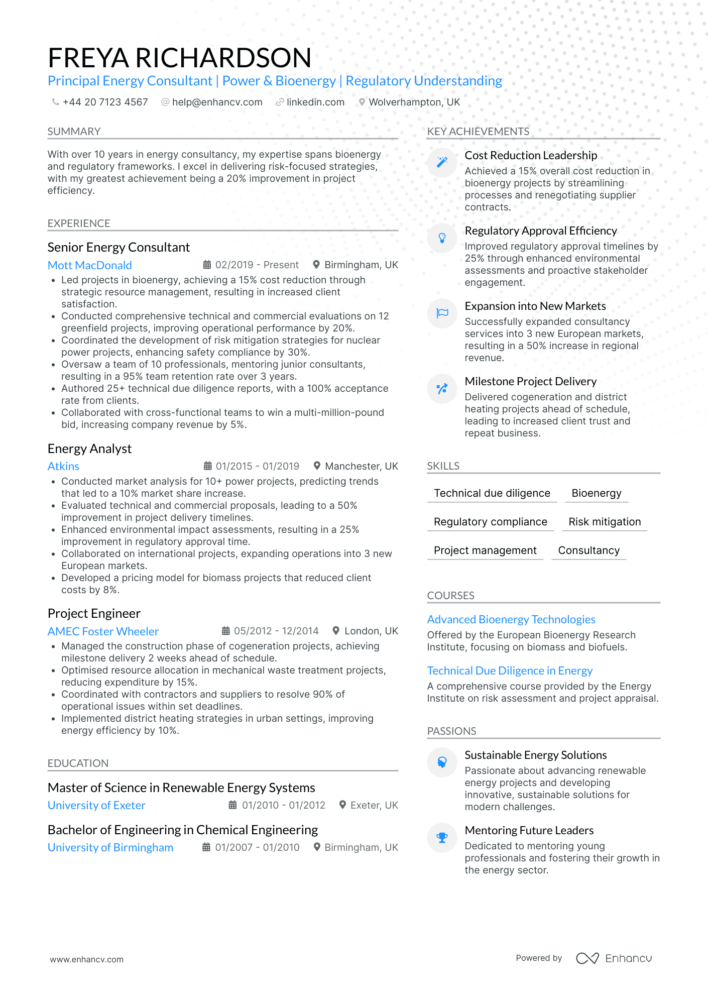 Environmental Consultant CV Examples & Guide for 2026