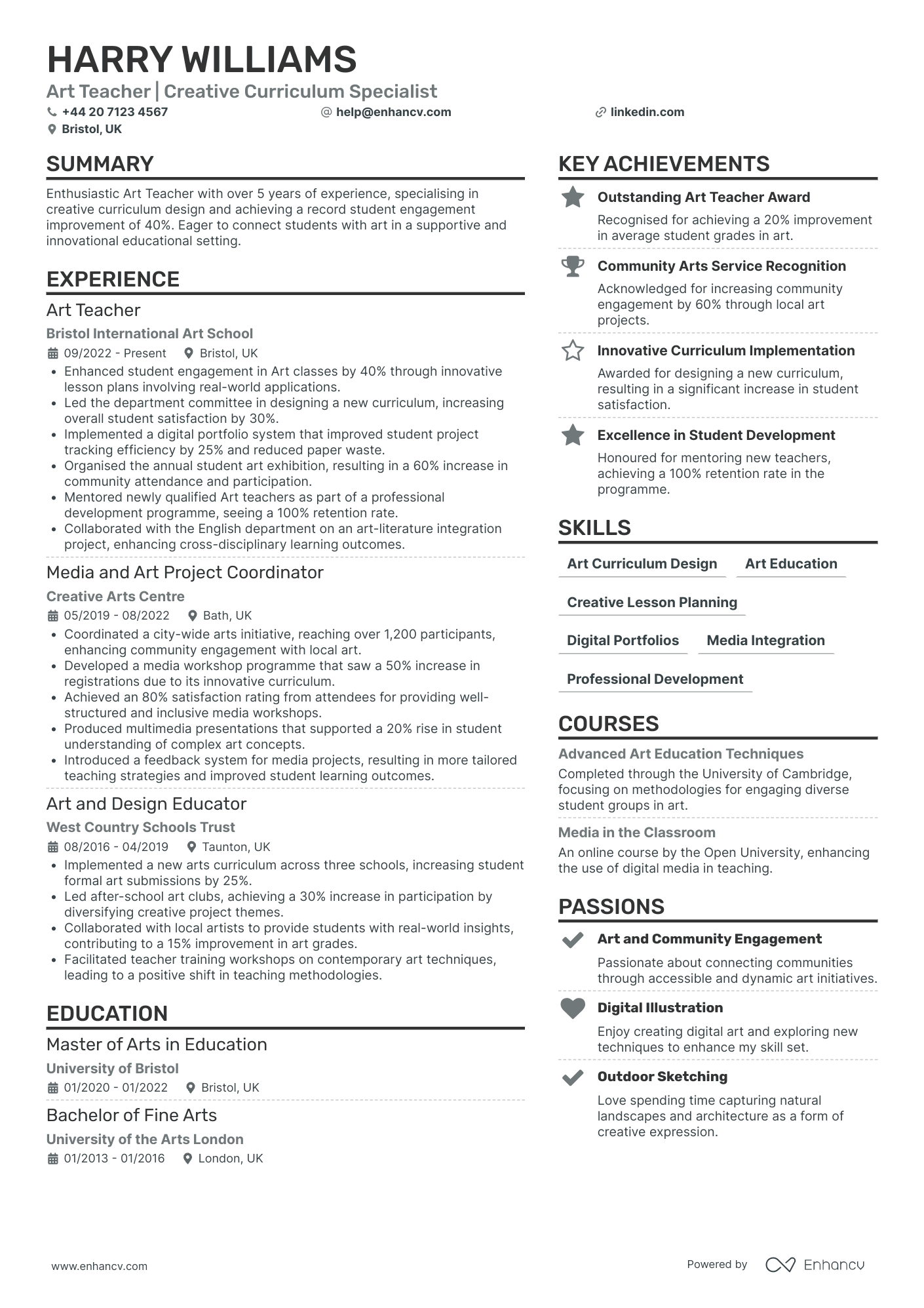 Teacher CV Examples & Guide for 2026