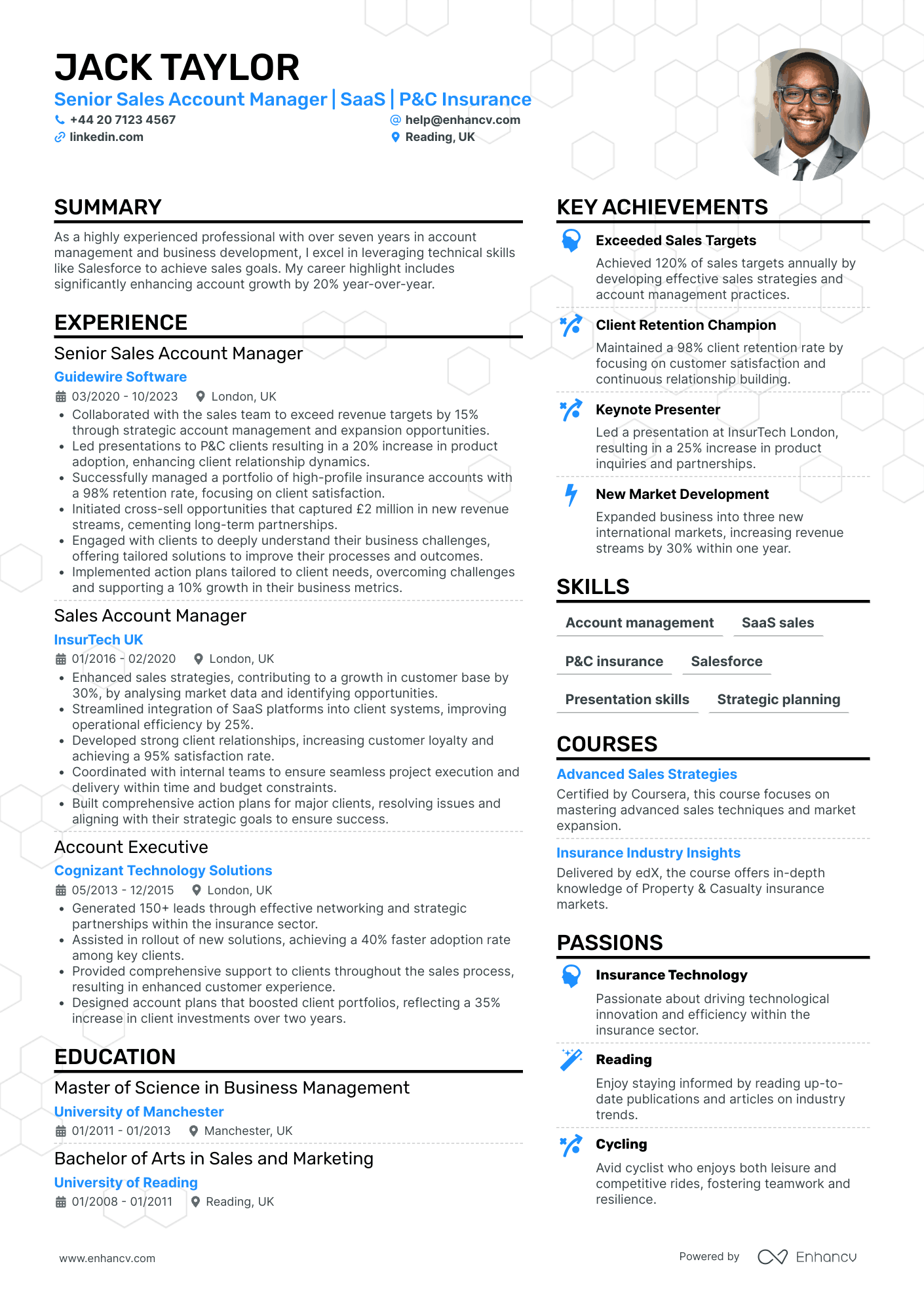 Senior Account Manager CV Examples & Guide for 2026