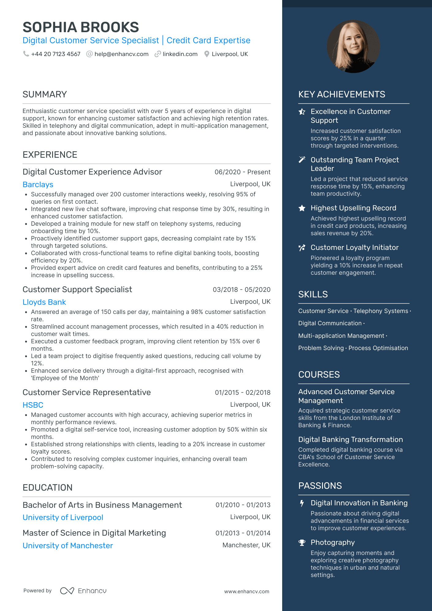 Banking CV Examples & Guide for 2026