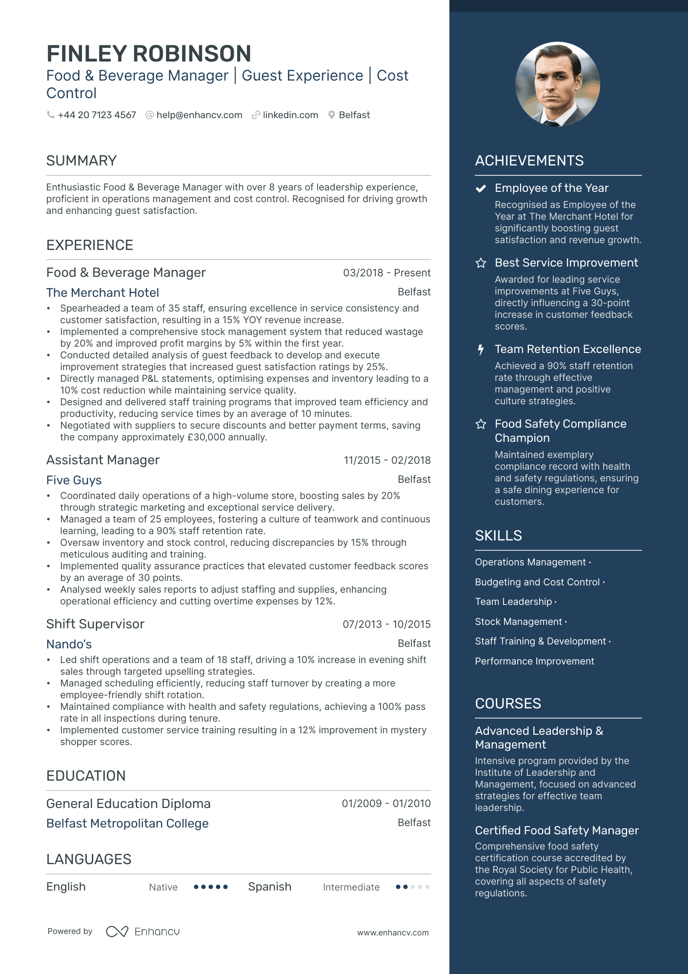 Fast Food CV Examples & Guide for 2025