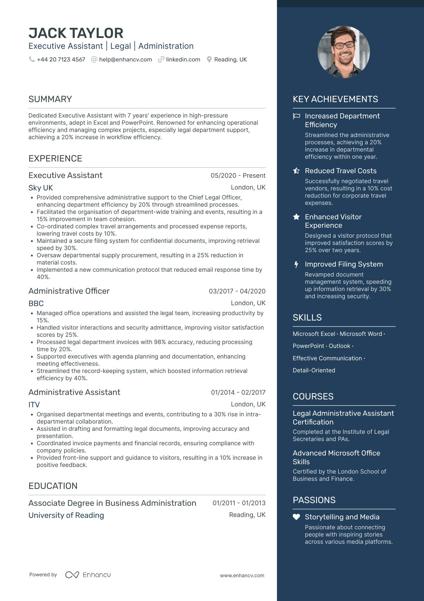 Executive Assistant CV Examples & Guide for 2026