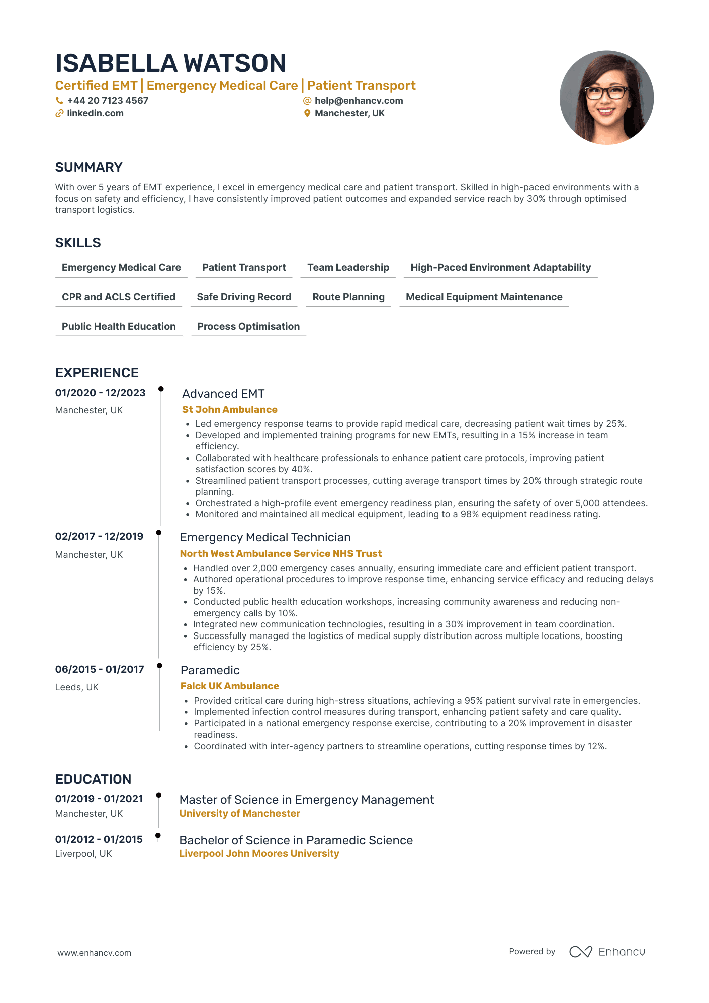 Paramedic CV Examples & Guide for 2026