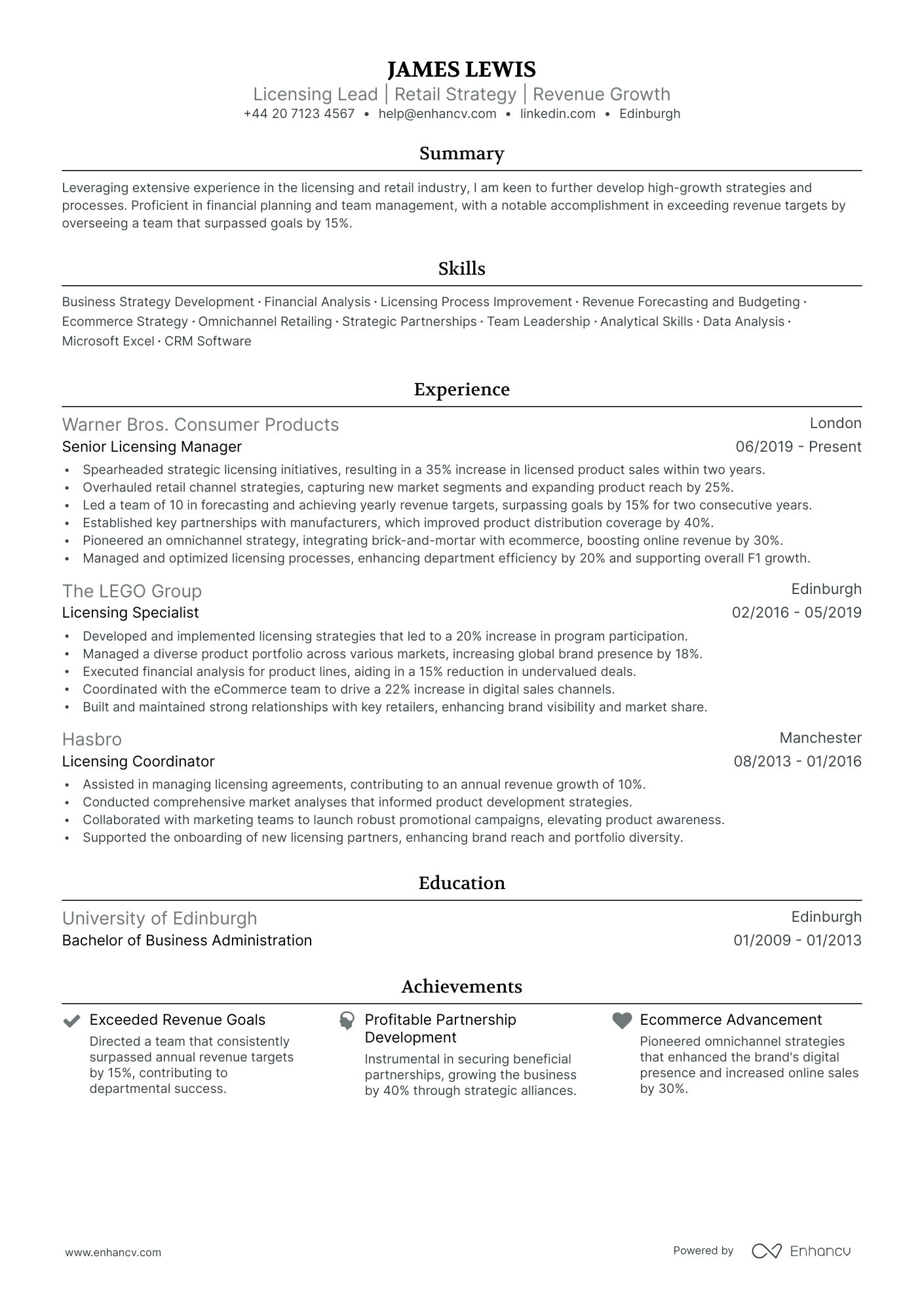 Retail CV Examples & Guide for 2025