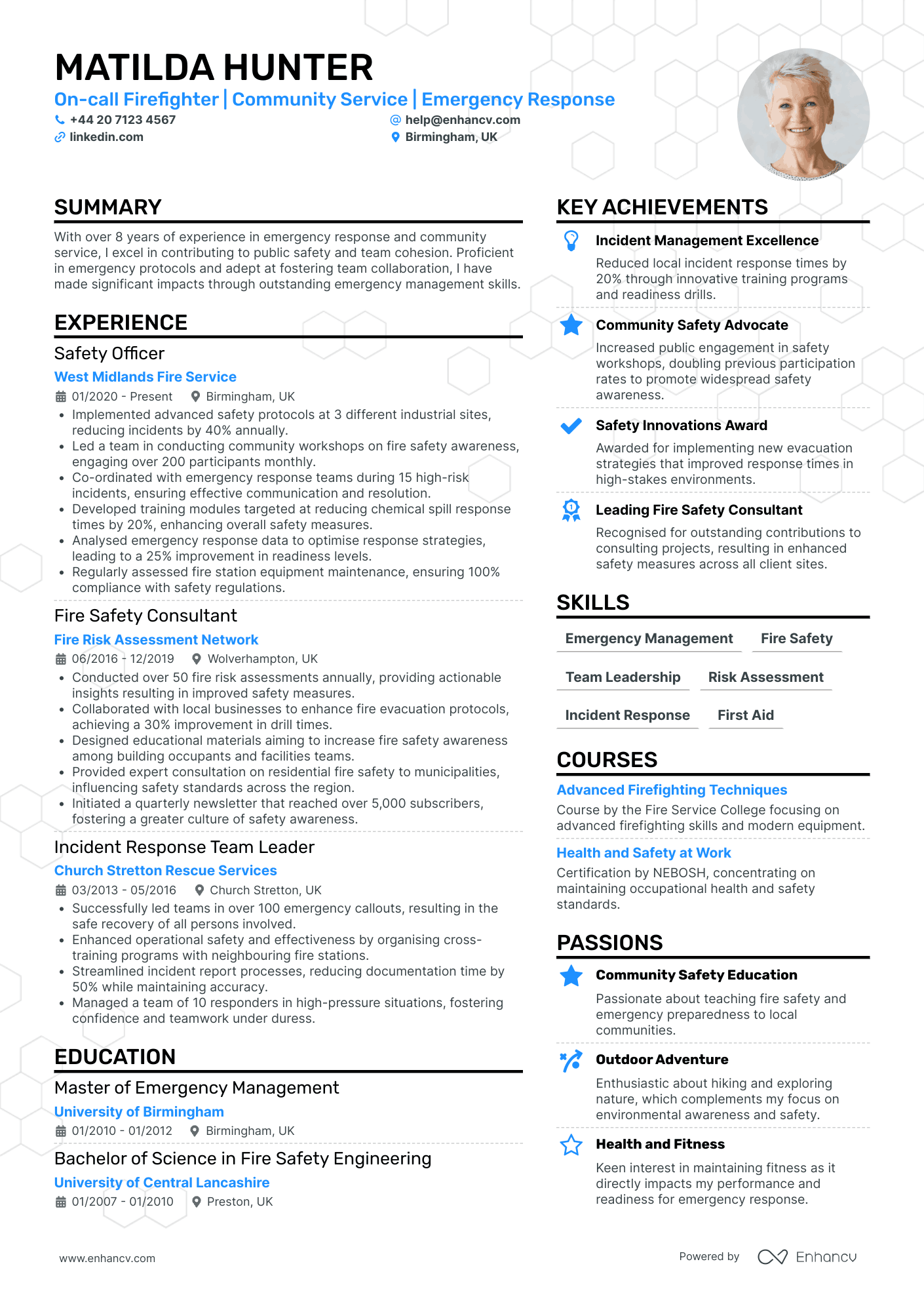 Firefighter CV Examples & Guide for 2026