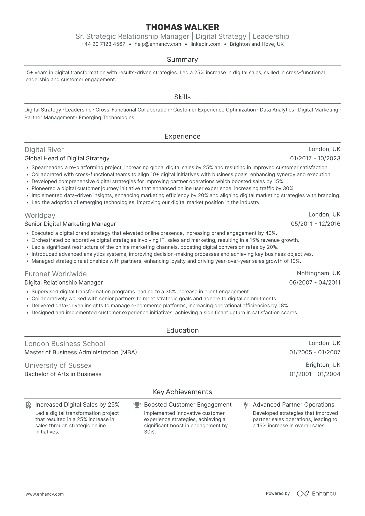 Relationship Manager CV Examples & Guide for 2026