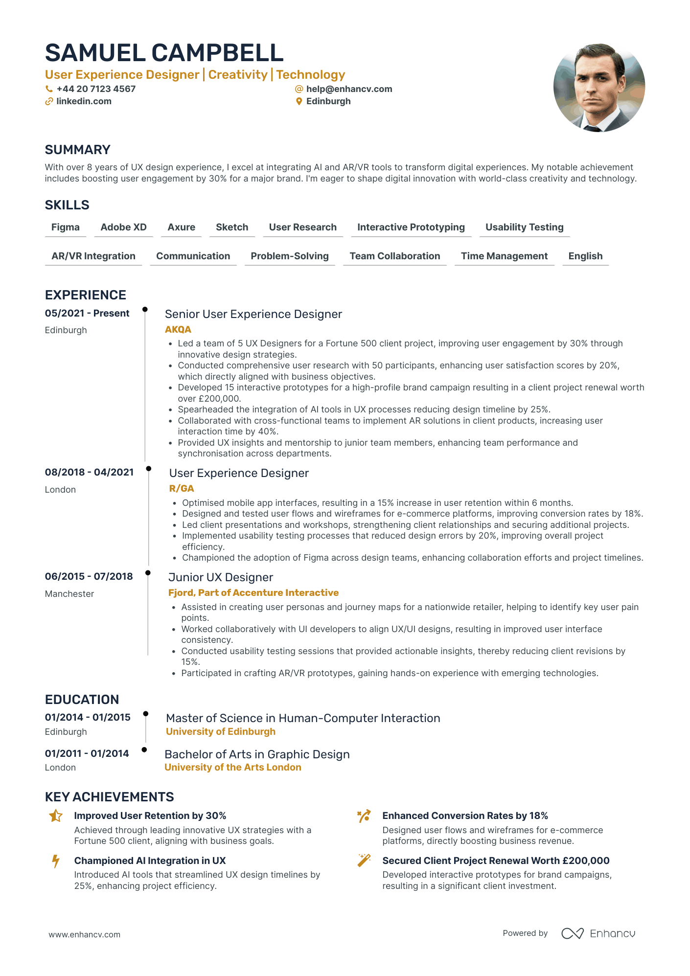 Web Designer CV Examples & Guide for 2026