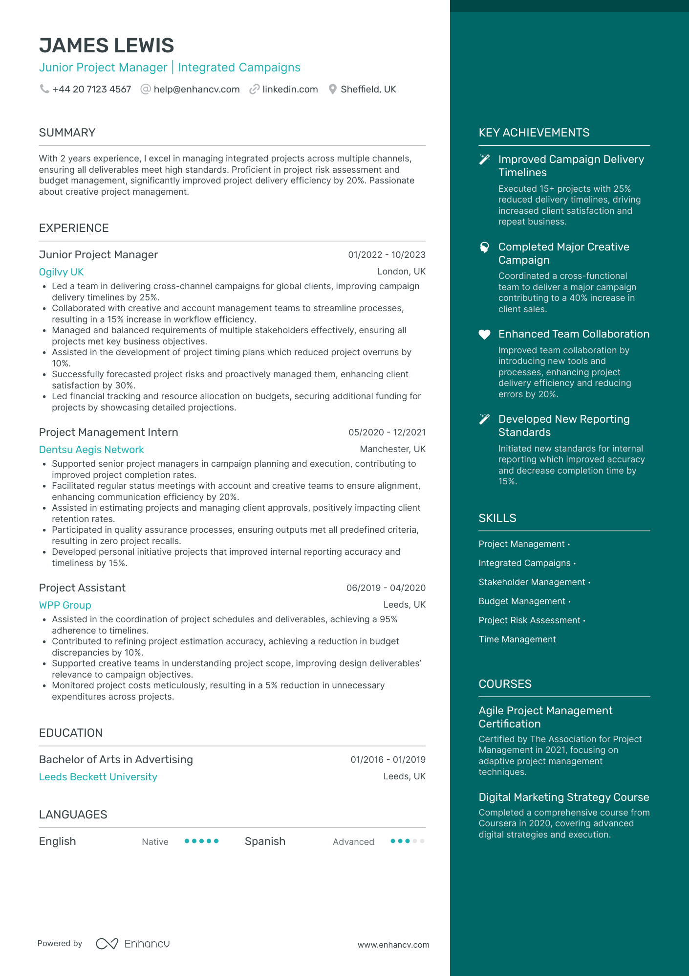 Test Manager CV Examples & Guide for 2026
