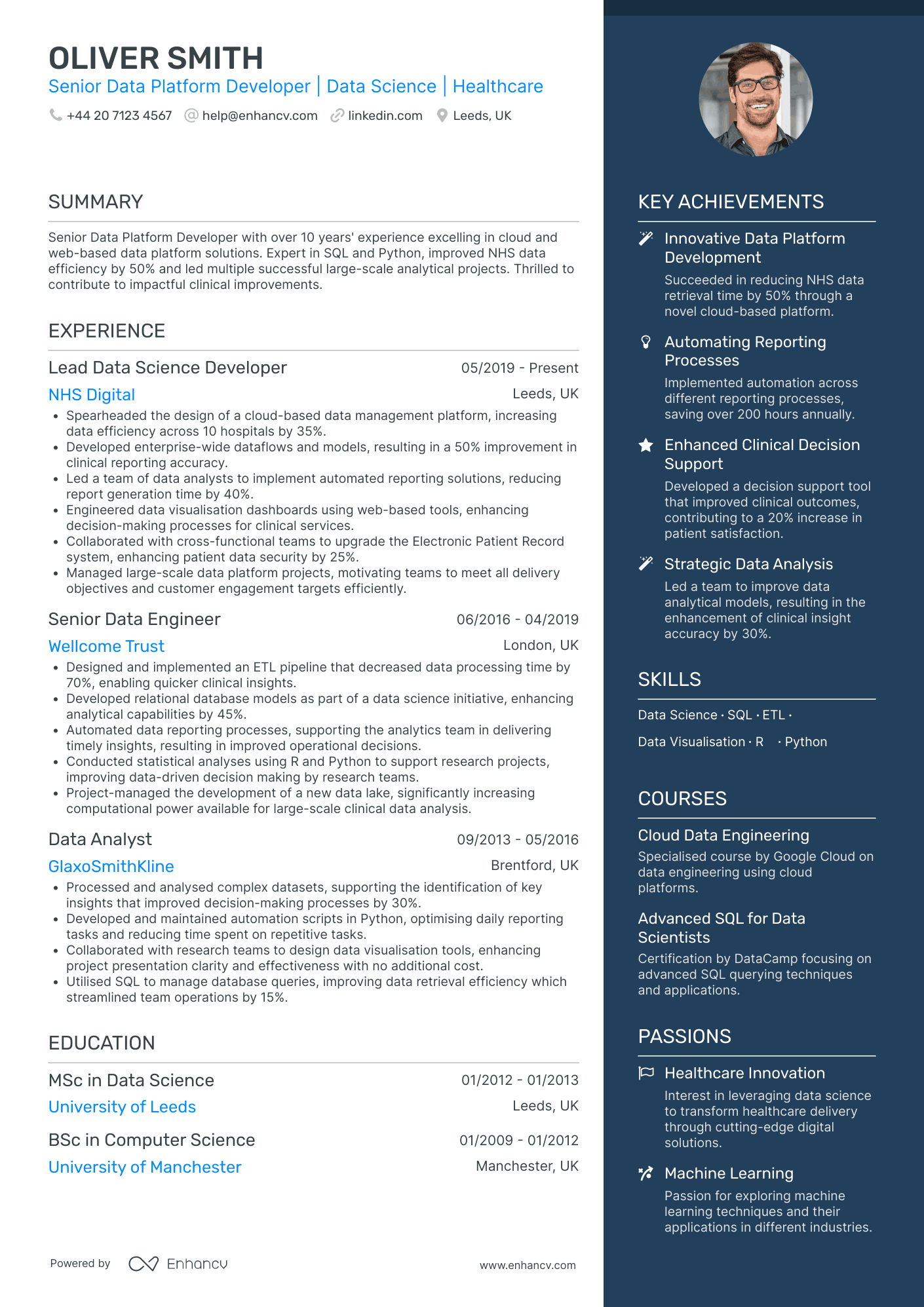 Data Engineer CV Examples & Guide for 2025