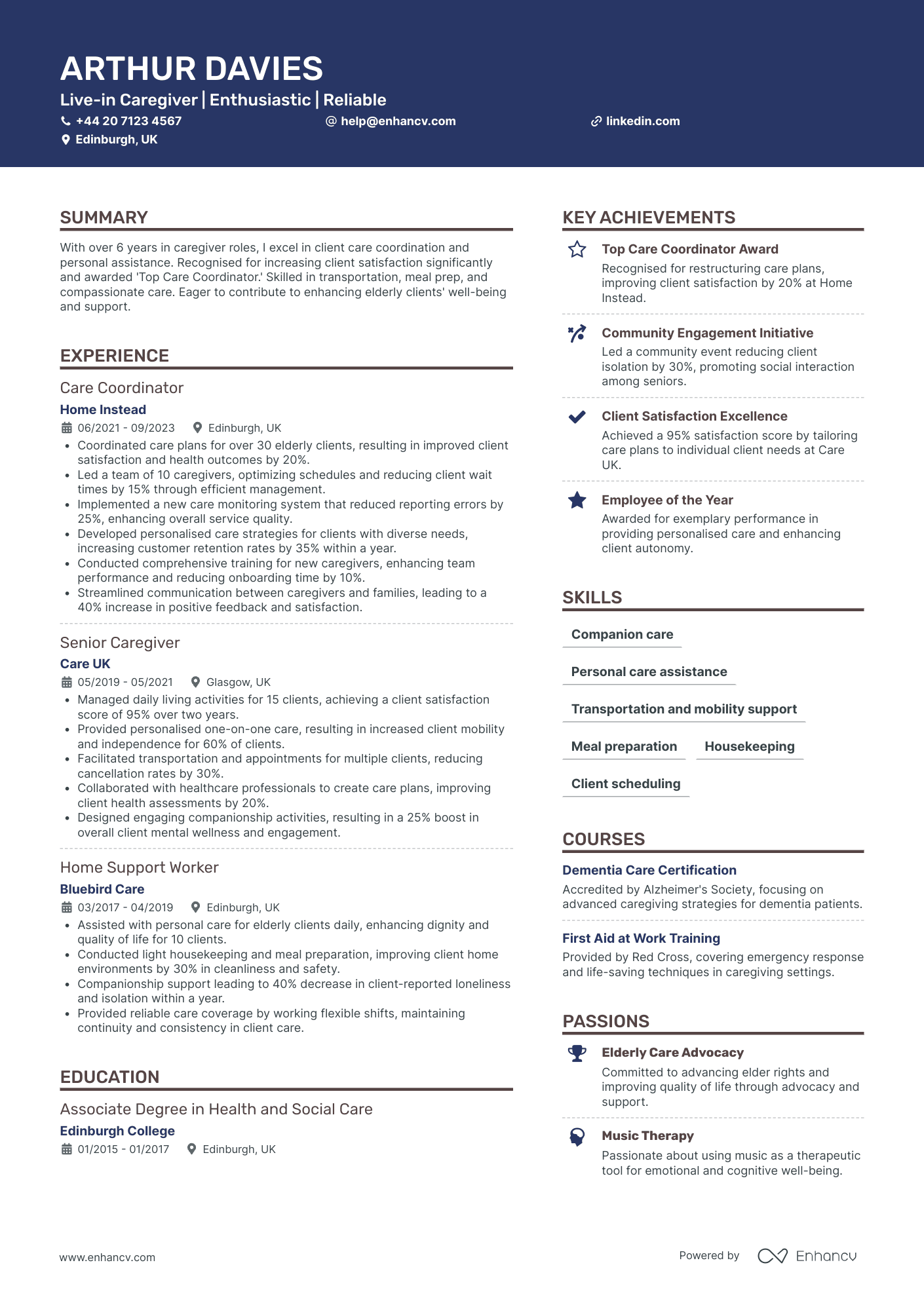 Care Assistant CV Examples & Guide for 2026