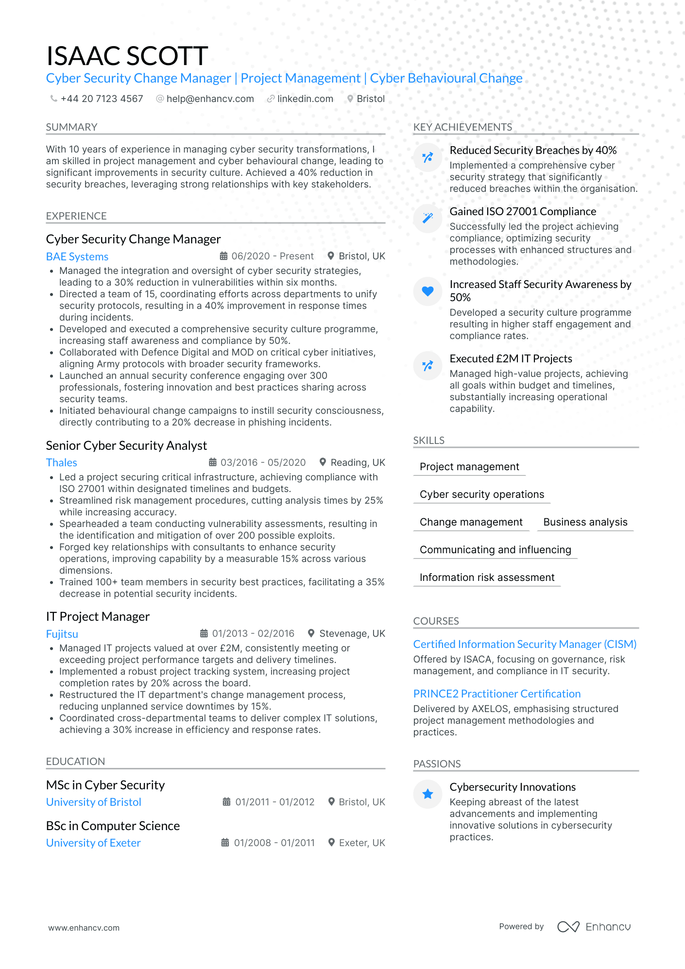 Security Officer CV Examples & Guide for 2025