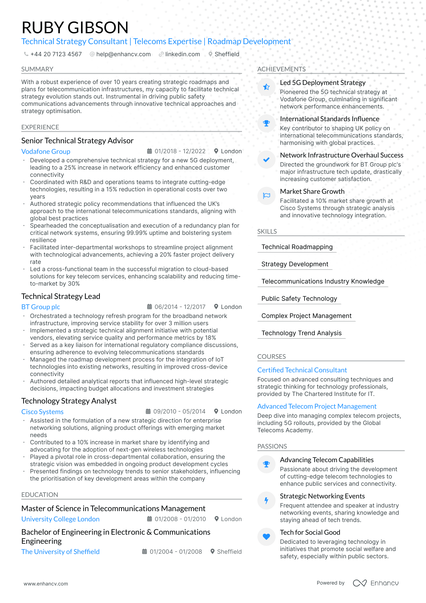 Strategy Consultant CV Examples & Guide for 2025