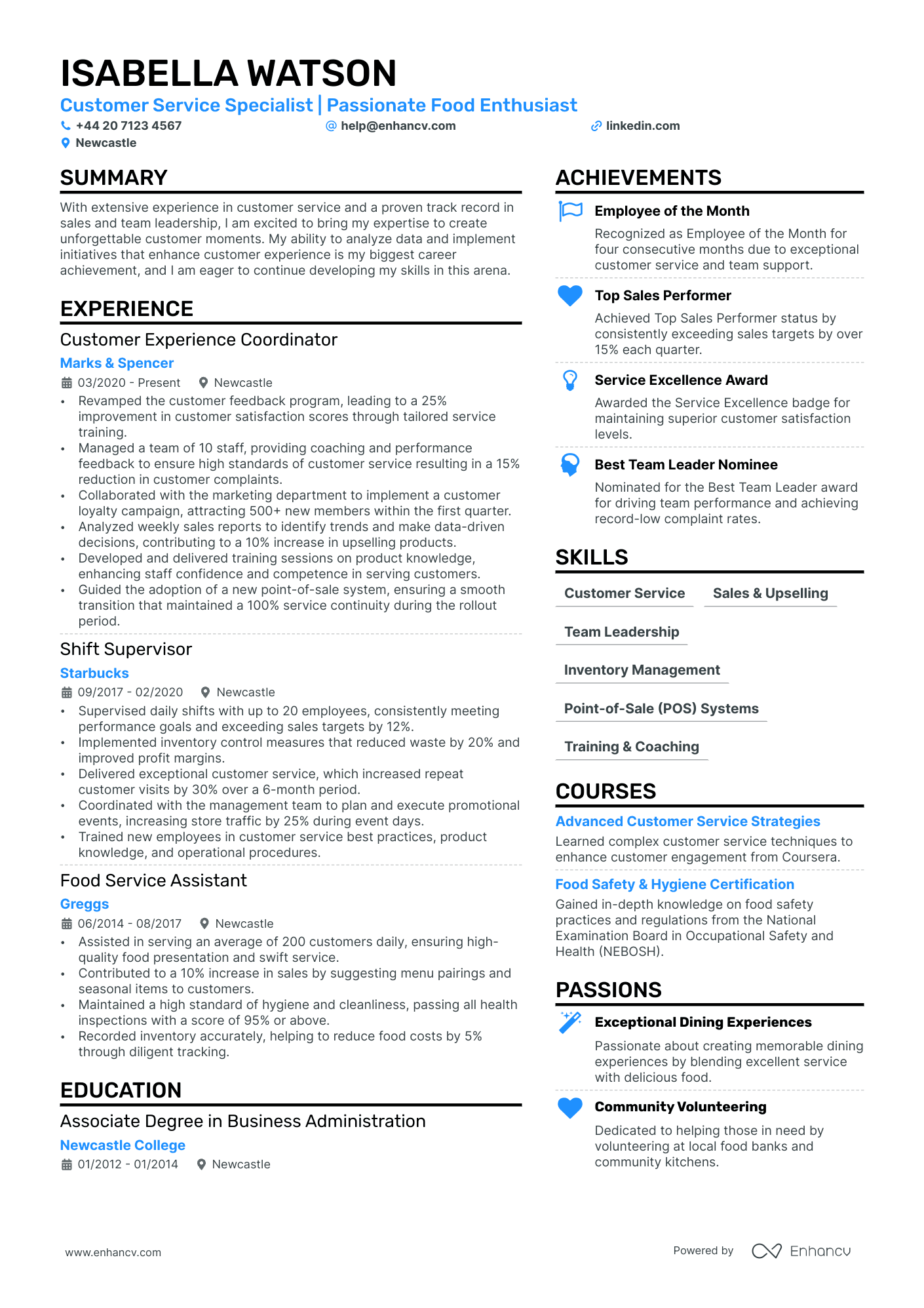 Cashier CV Examples & Guide for 2024