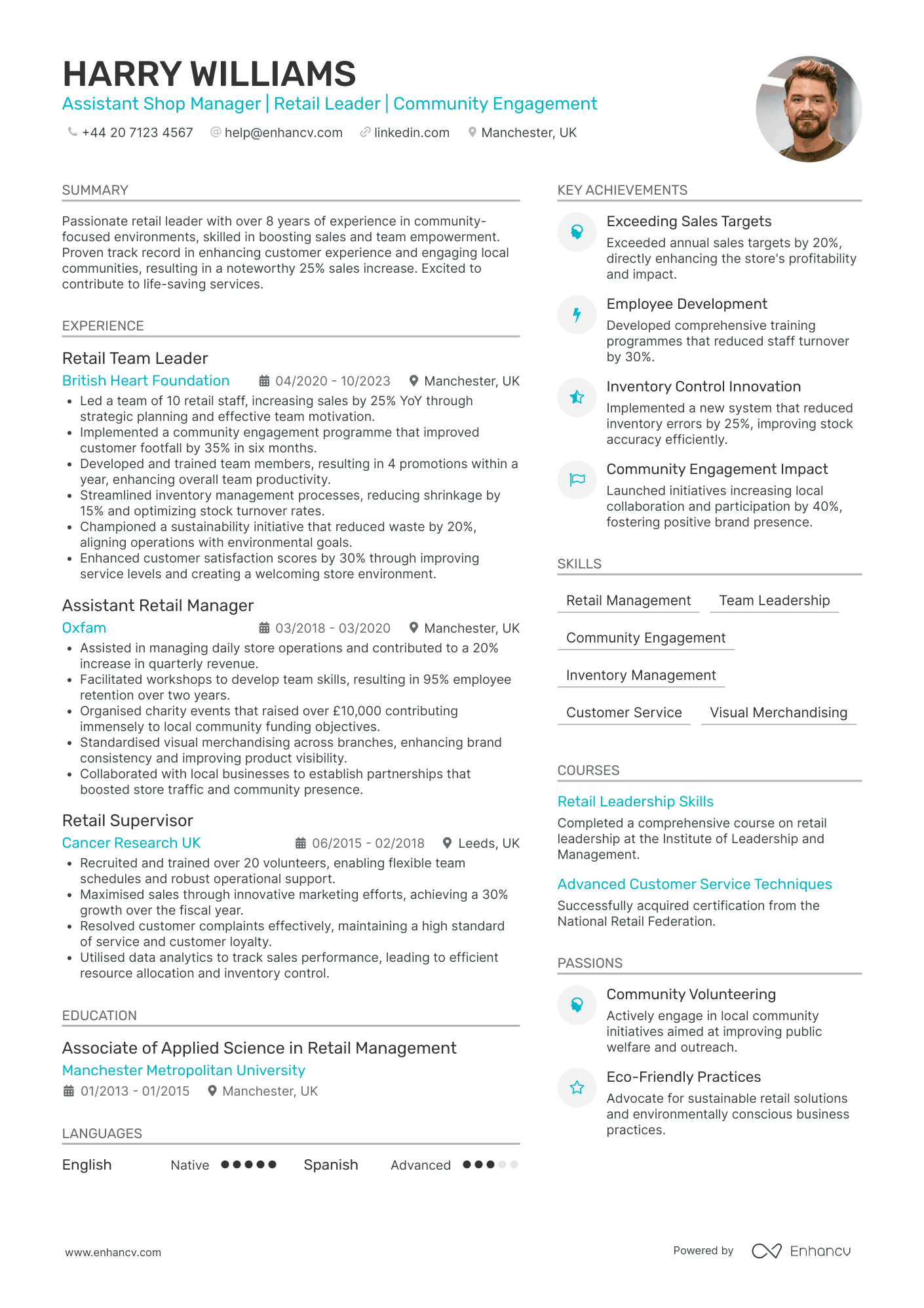 Shop Assistant CV Examples & Guide for 2026