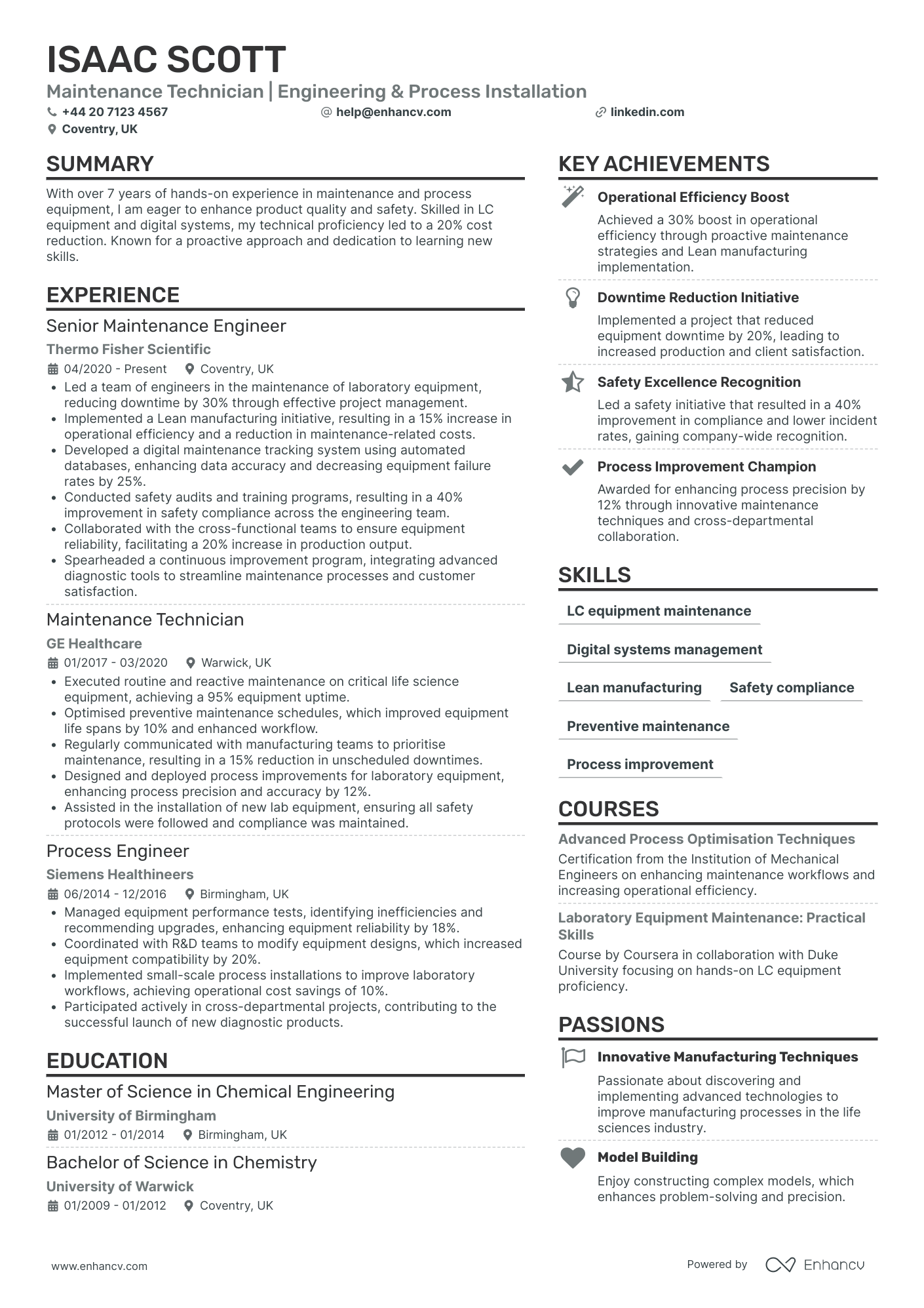 Lab Technician CV Examples & Guide for 2026