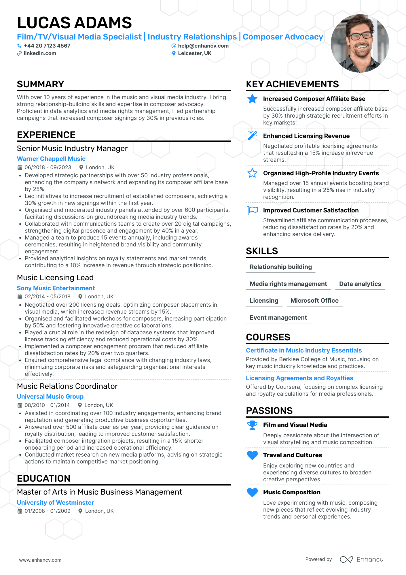 Film CV Examples & Guide for 2025