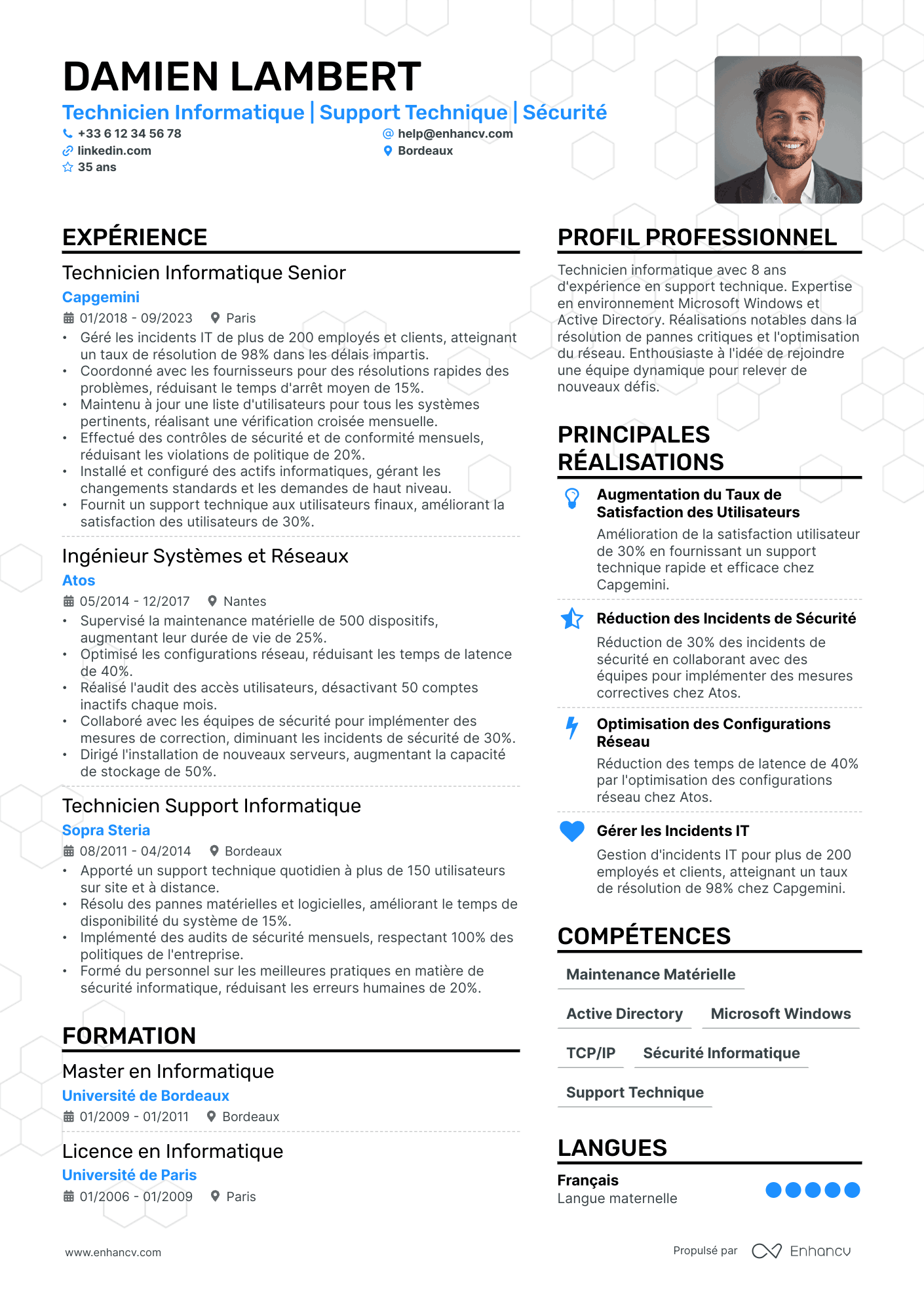 CV Informatique : +10 Exemples pour Tous les Rôles et Domaines