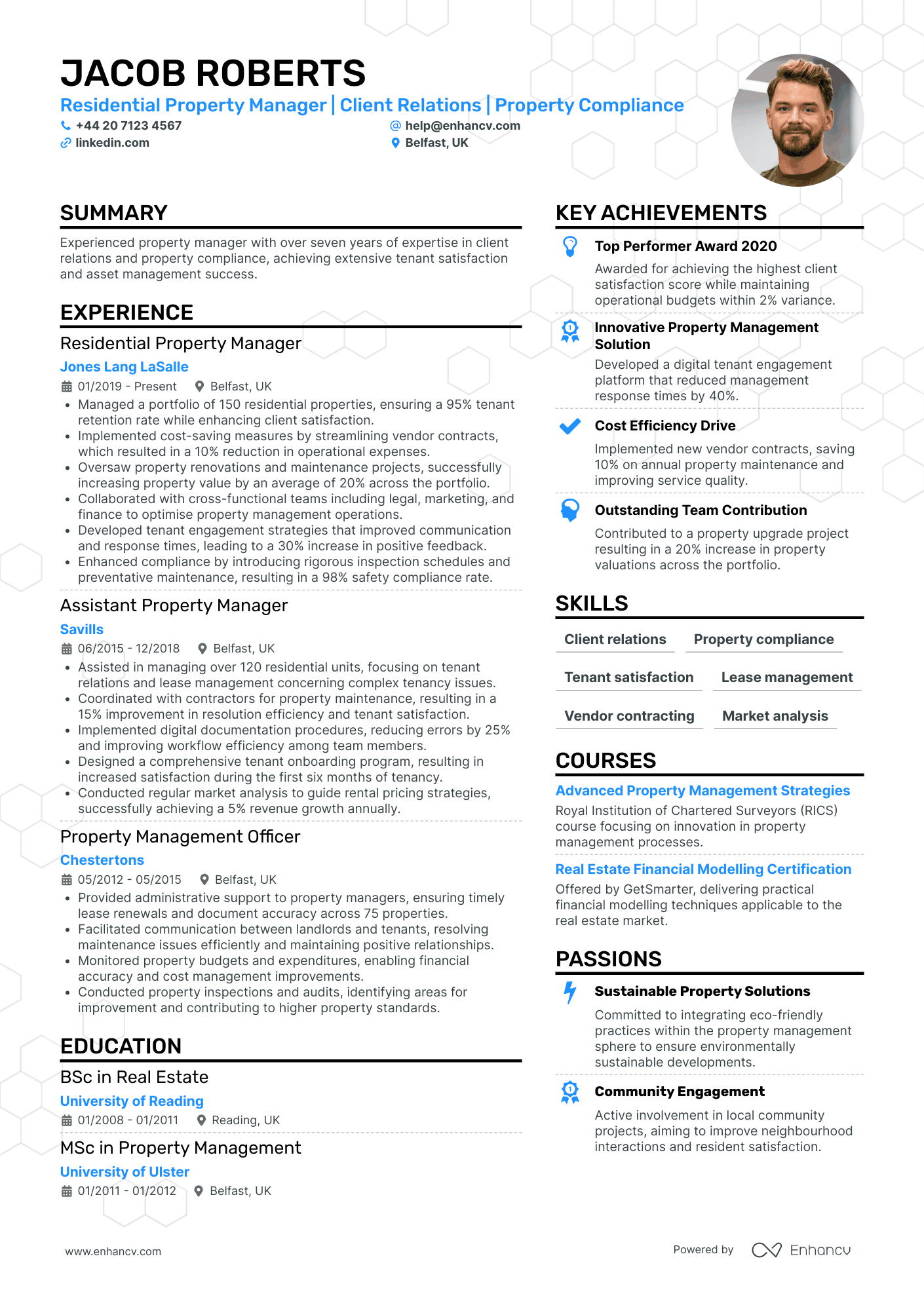 Property Manager CV Examples & Guide for 2026