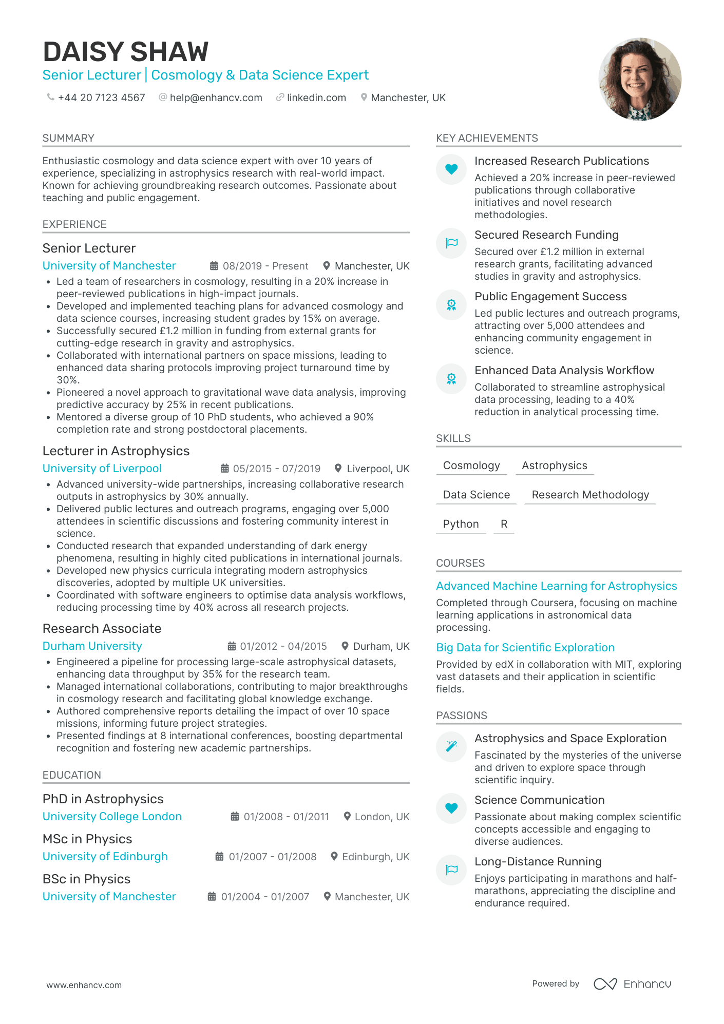 Researcher CV Examples & Guide for 2026