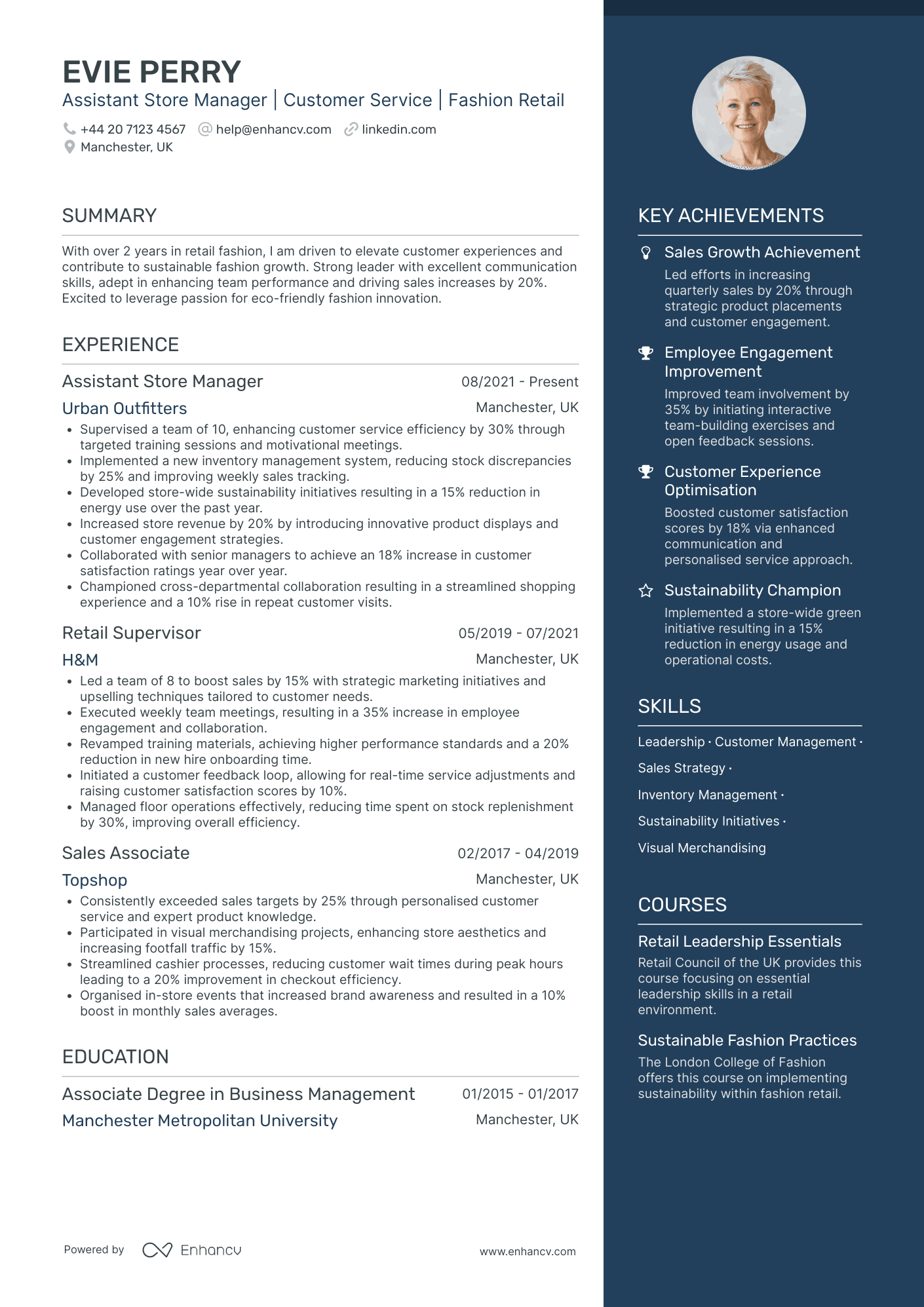 Retail Assistant Manager CV Examples & Guide for 2026