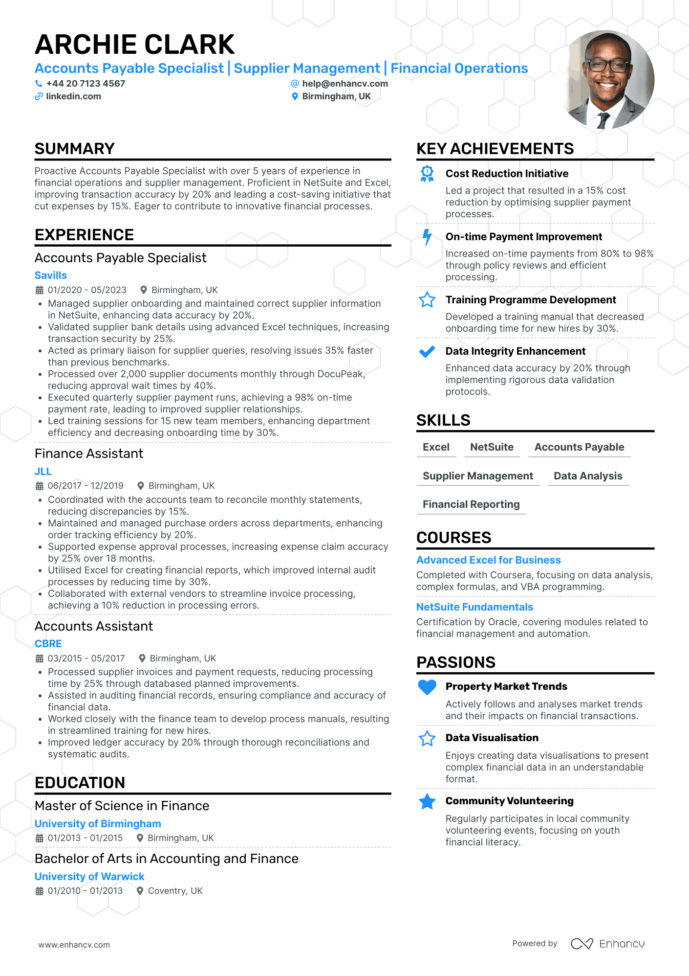 Accounts Payable CV Examples & Guide for 2026