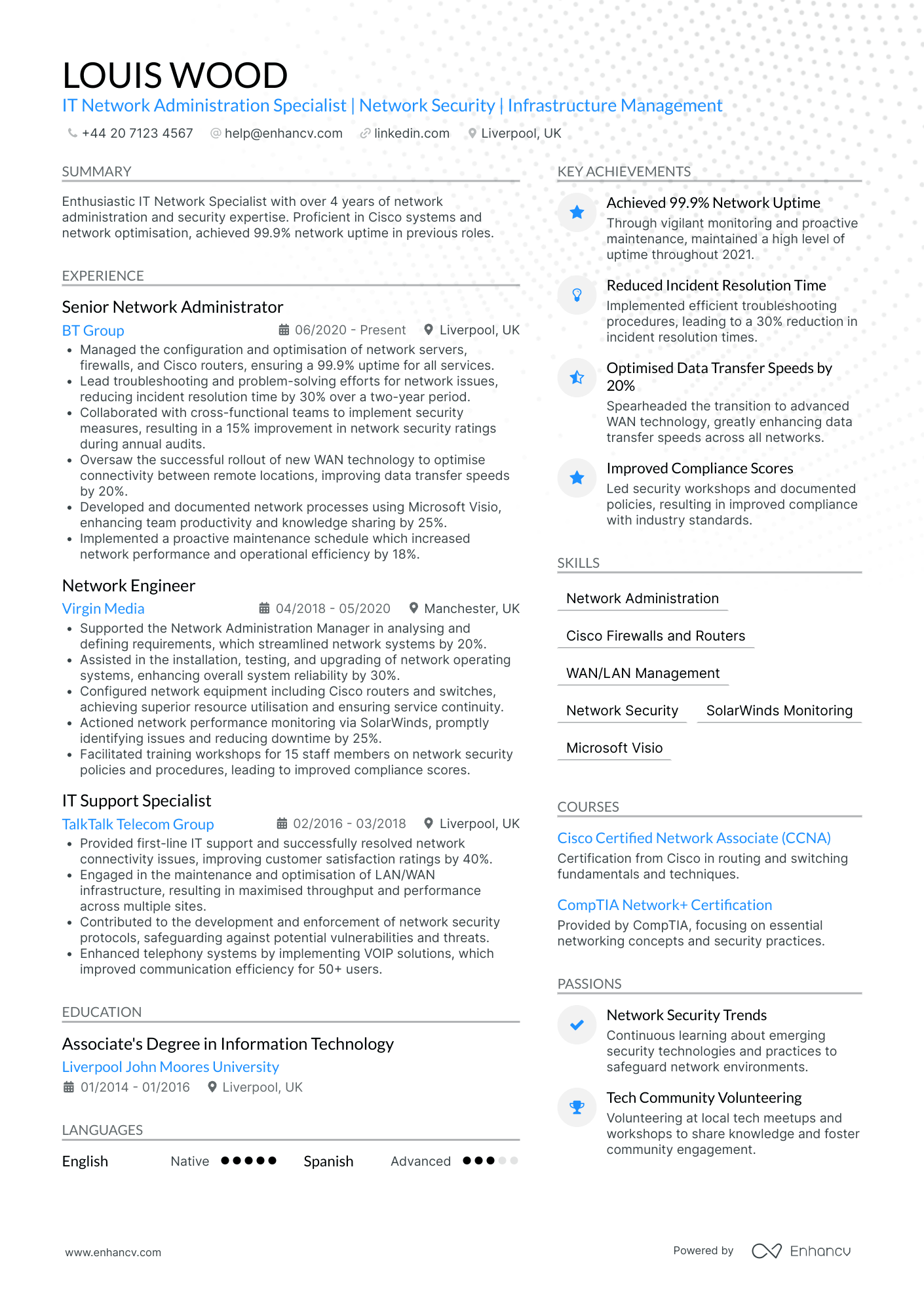 IT Specialist CV Examples & Guide for 2025