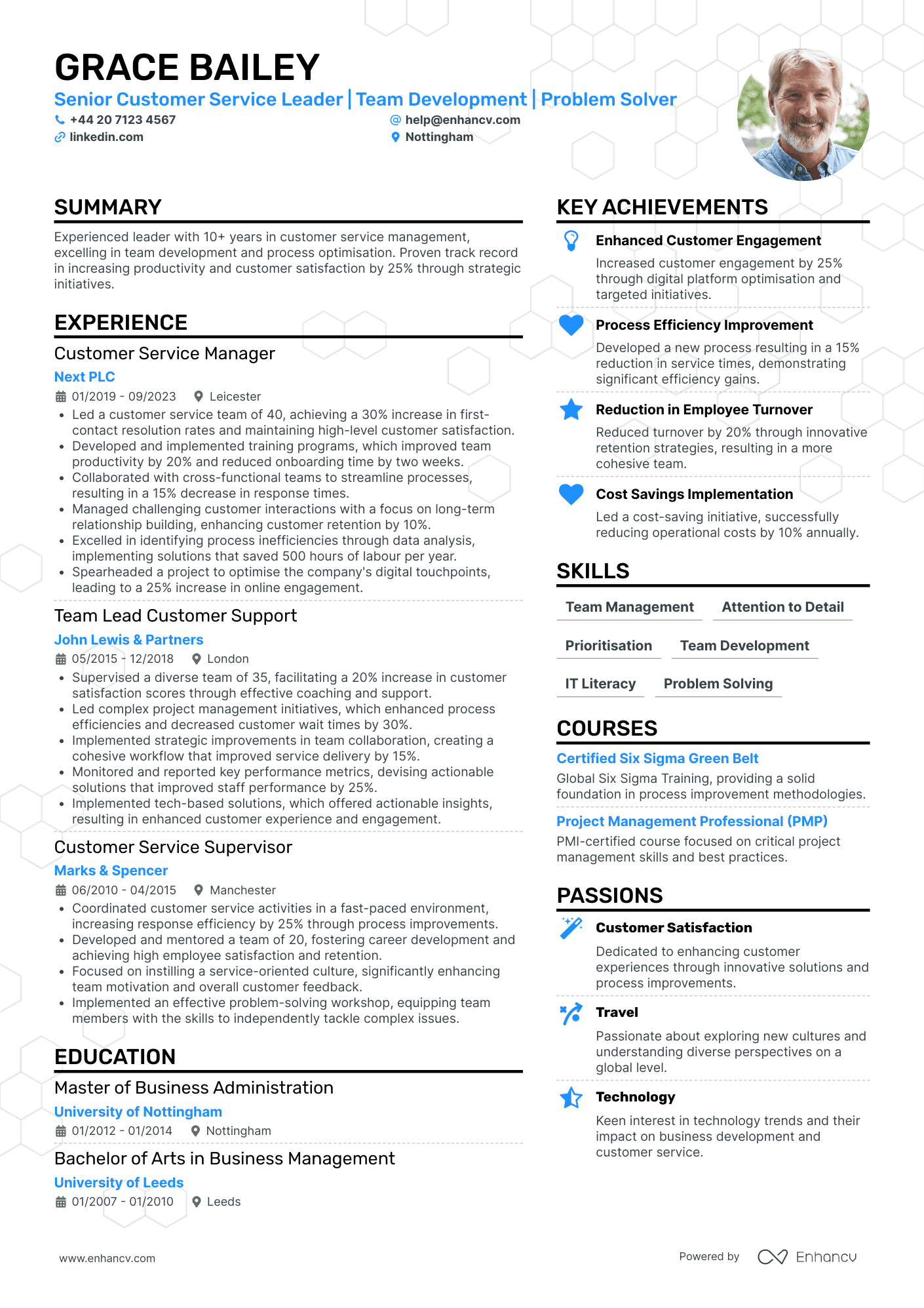 Customer Service Manager CV Examples & Guide for 2026