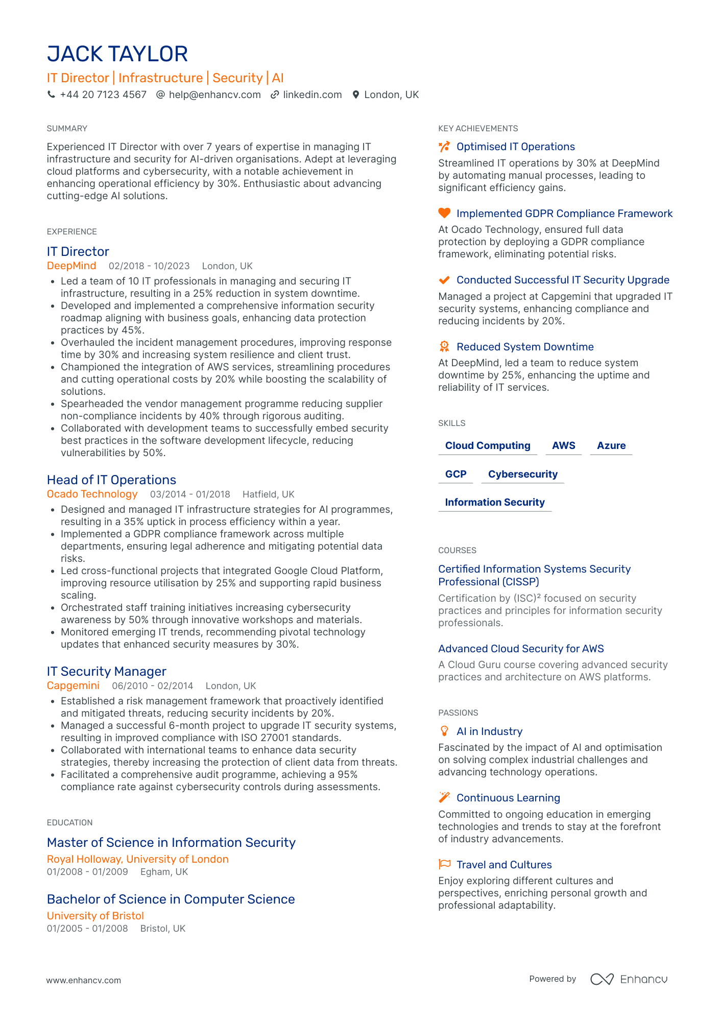 IT CV Examples & Guide for 2026