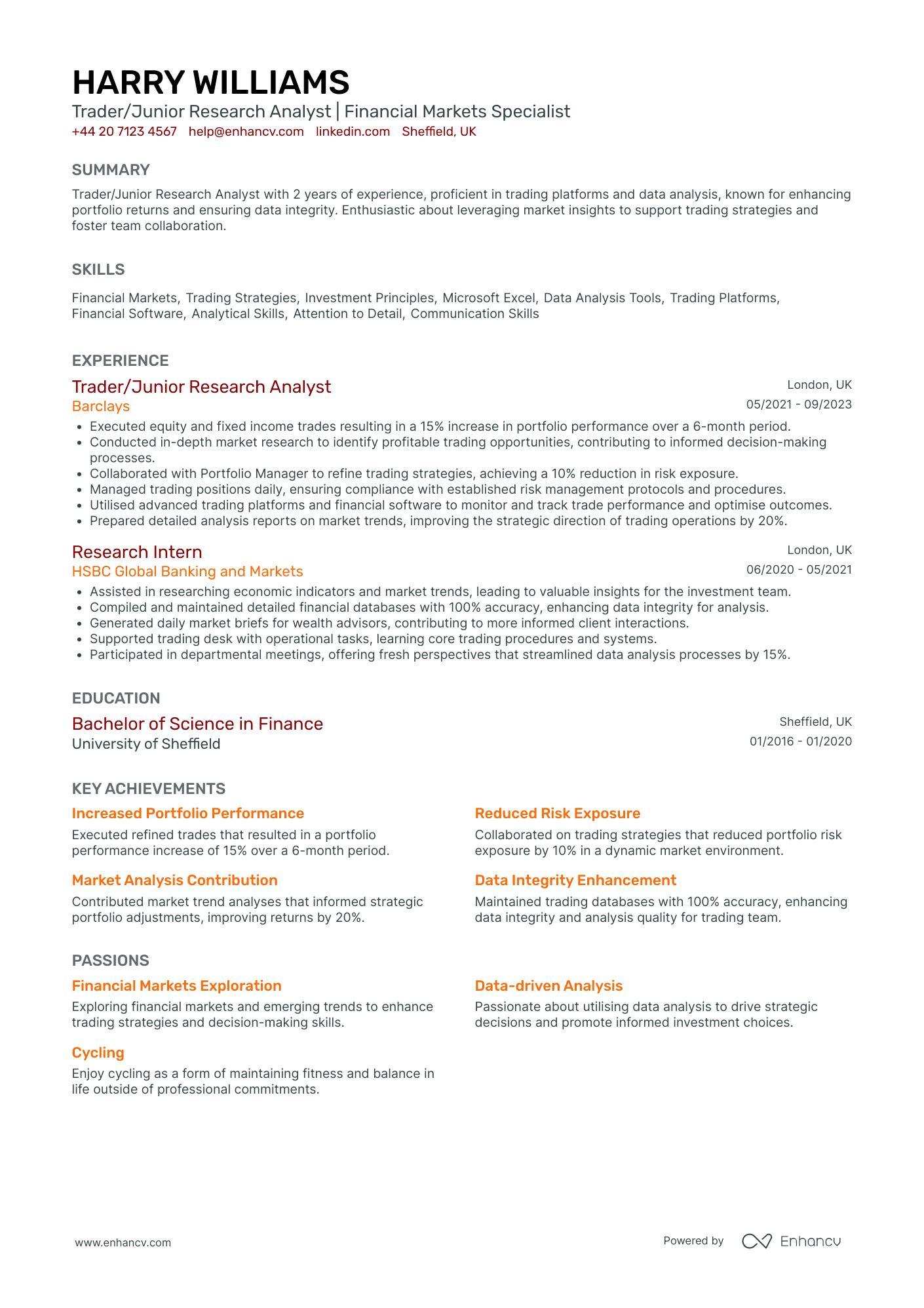 Market Research CV Examples & Guide for 2026