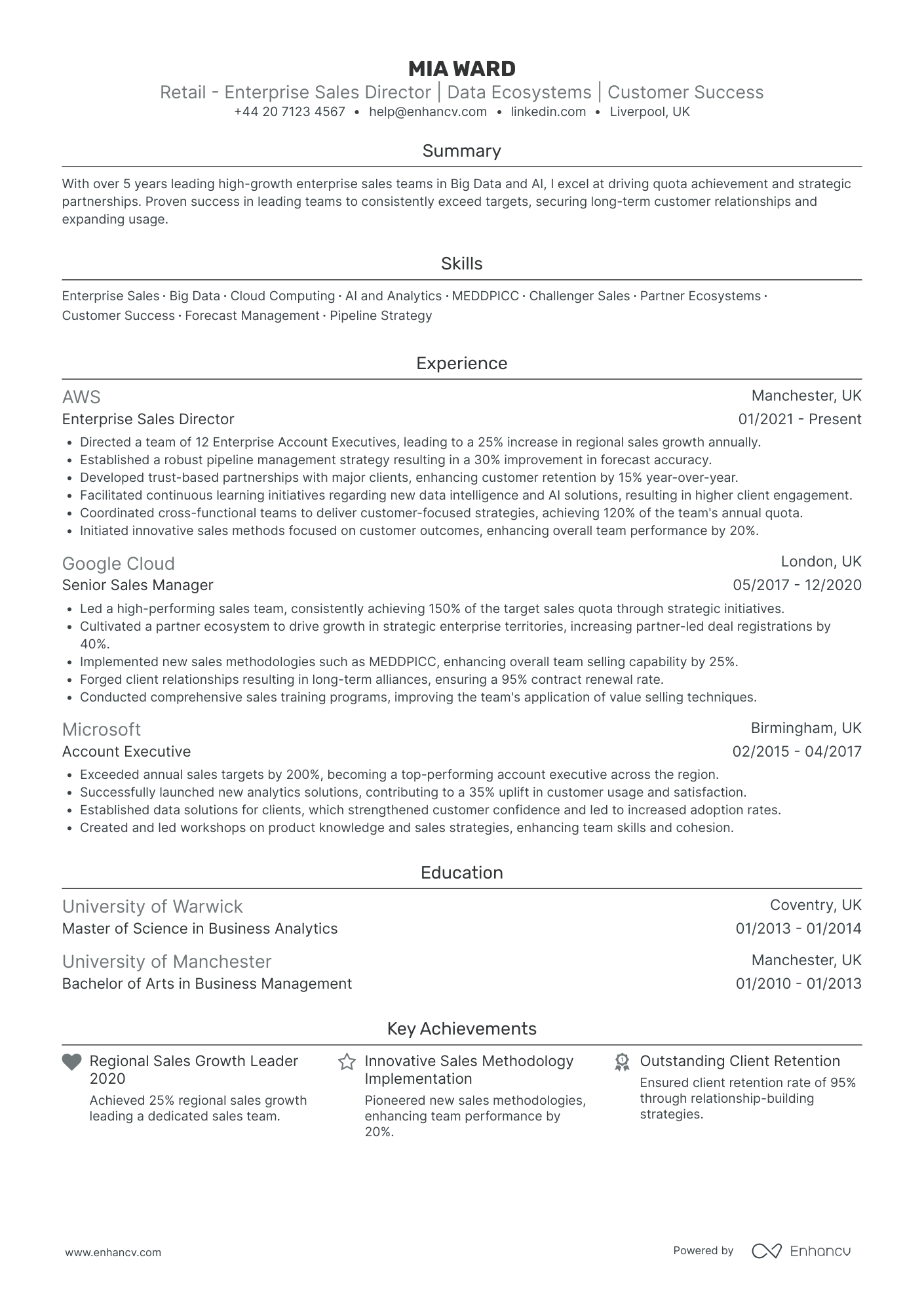 CEO CV Examples & Guide for 2026