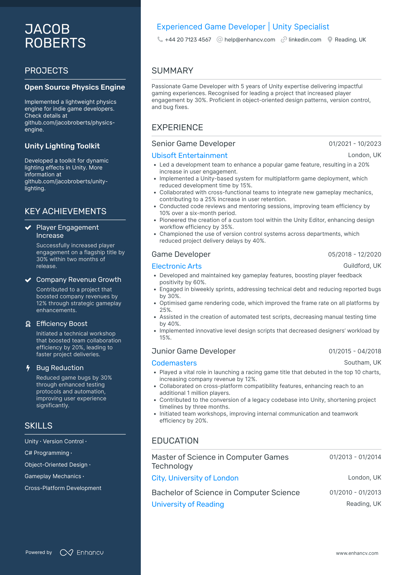 Java Developer CV Examples & Guide for 2025