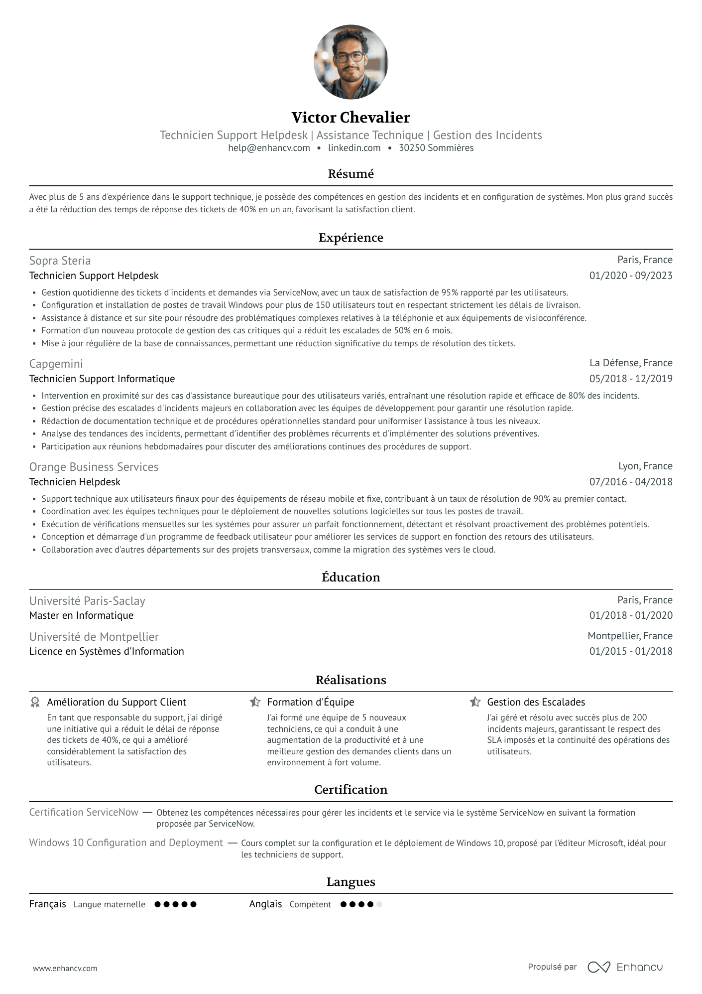 CV Technicien Support Informatique : Conseils et Modèles