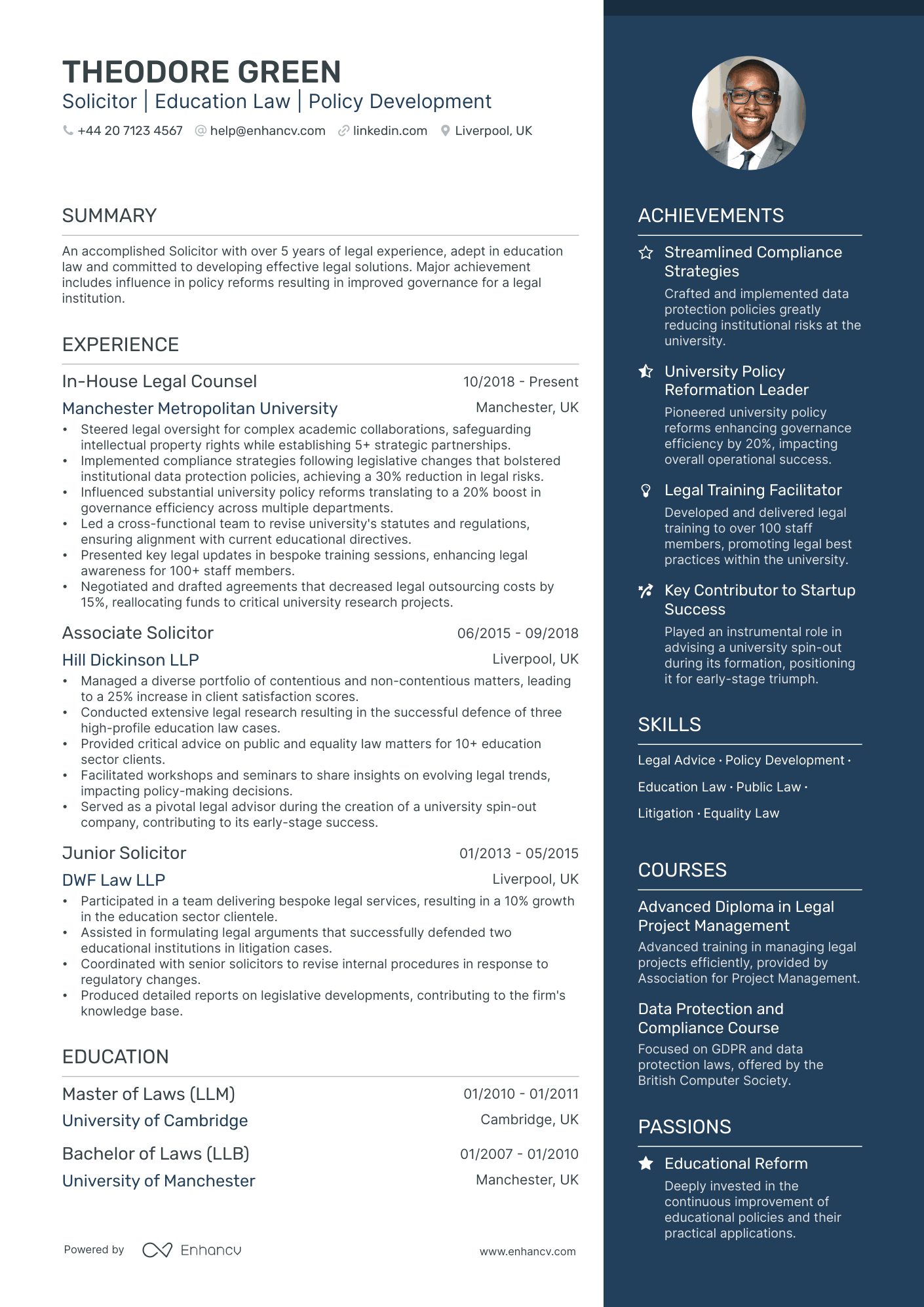 Lawyer CV Examples & Guide for 2025