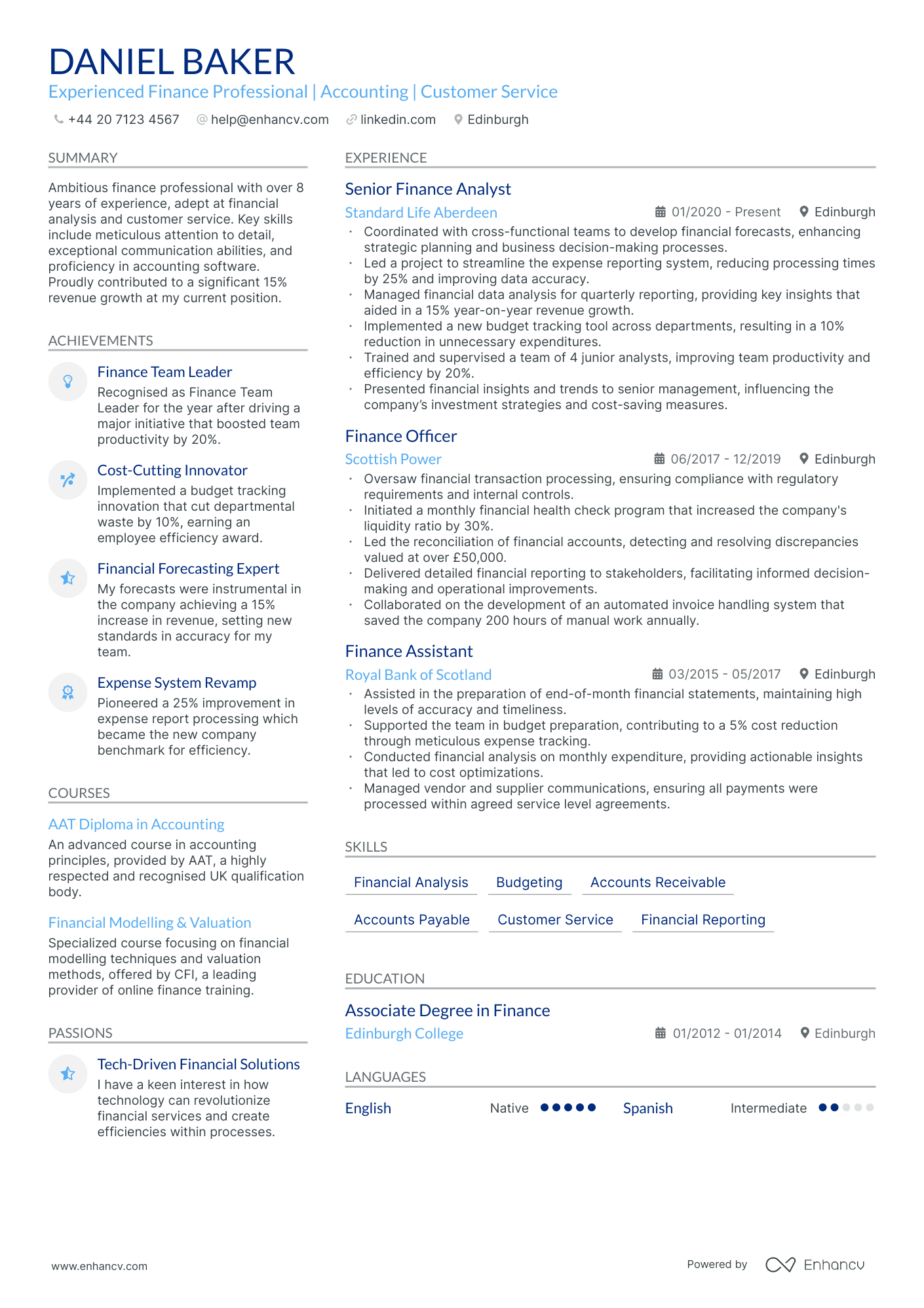 Accounts Payable CV Examples & Guide for 2025