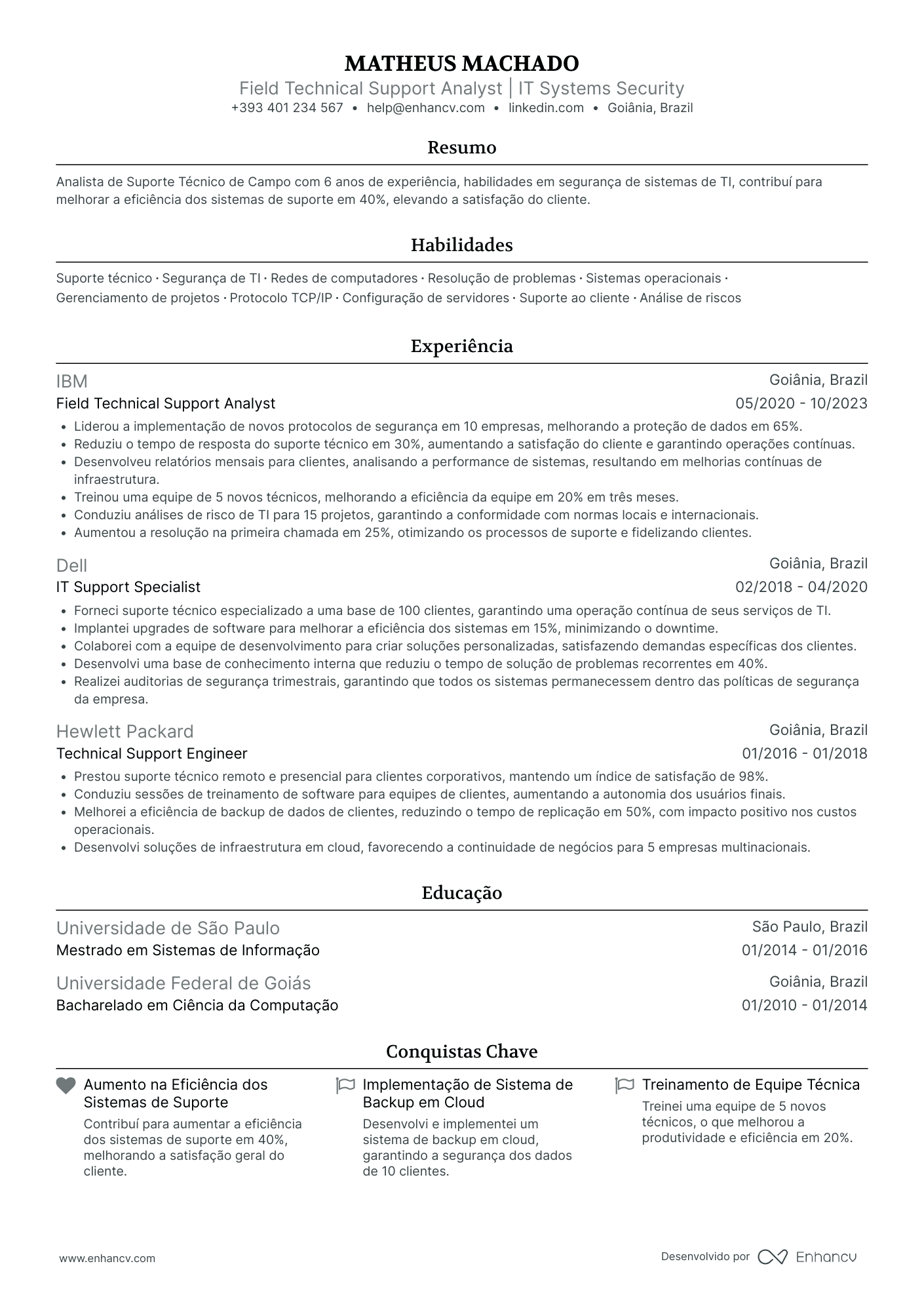 15 Exemplos de Currículo para TI que Conseguiram Emprego em 2025