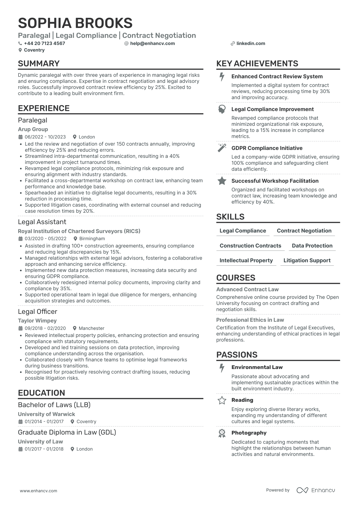 Legal Secretary CV Examples & Guide for 2026