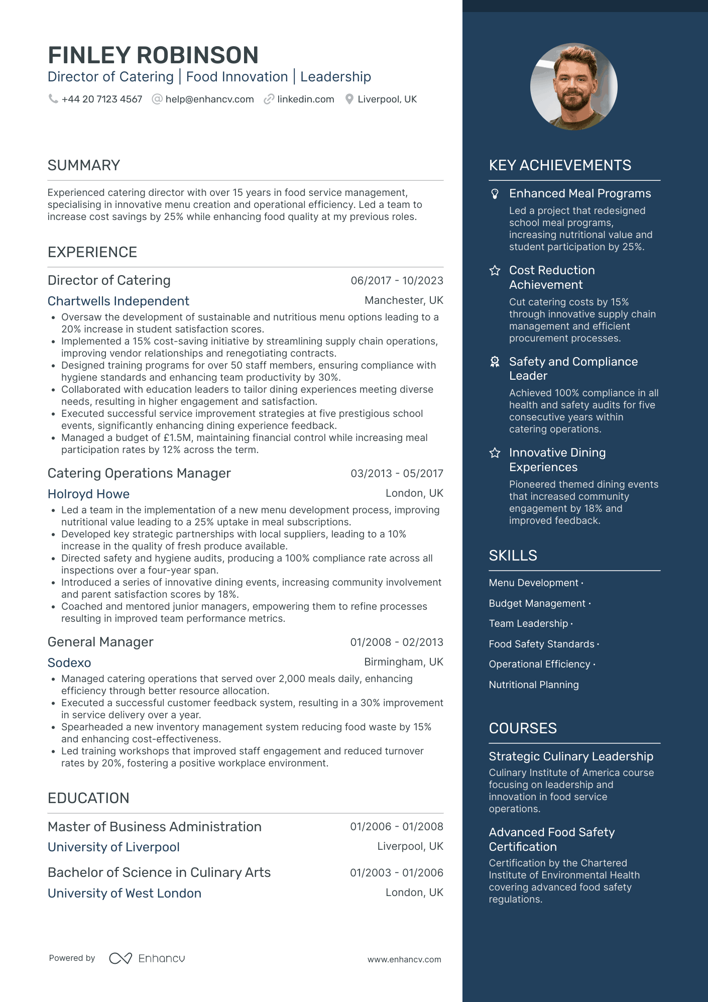 Catering CV Examples & Guide for 2026
