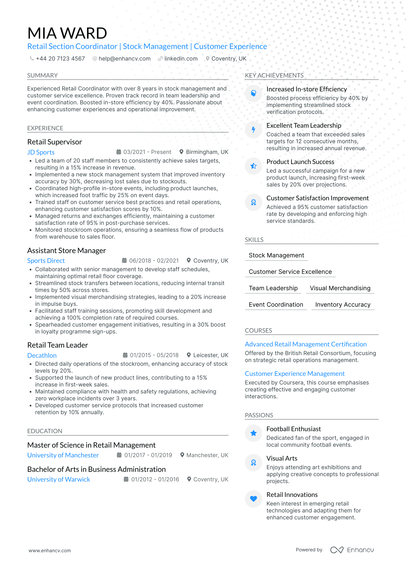 Retail Worker CV Examples & Guide for 2026