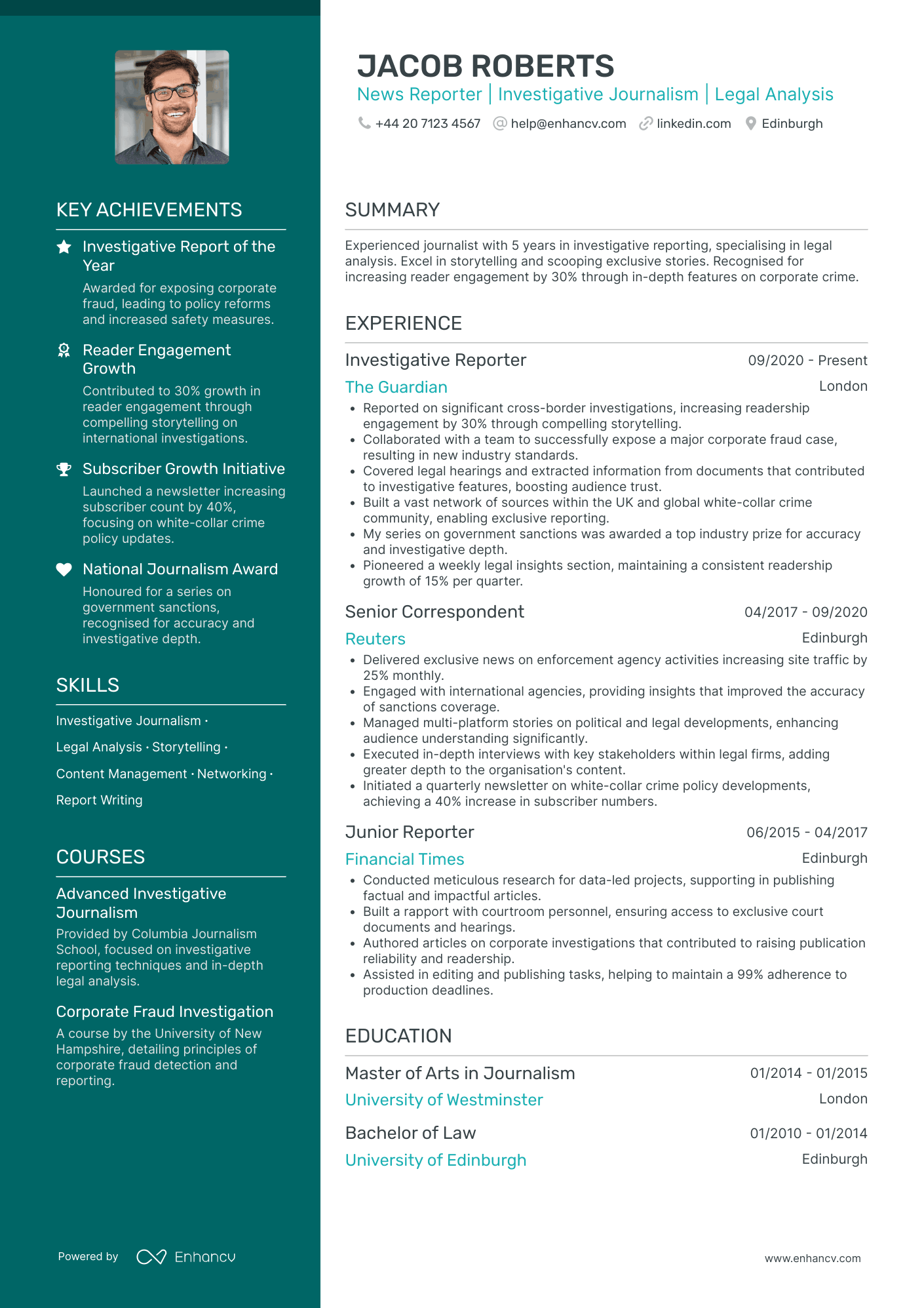 Journalist CV Examples & Guide for 2026