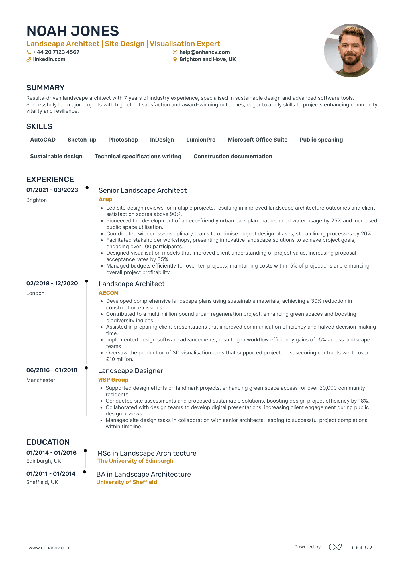 Landscaping CV Examples & Guide for 2026