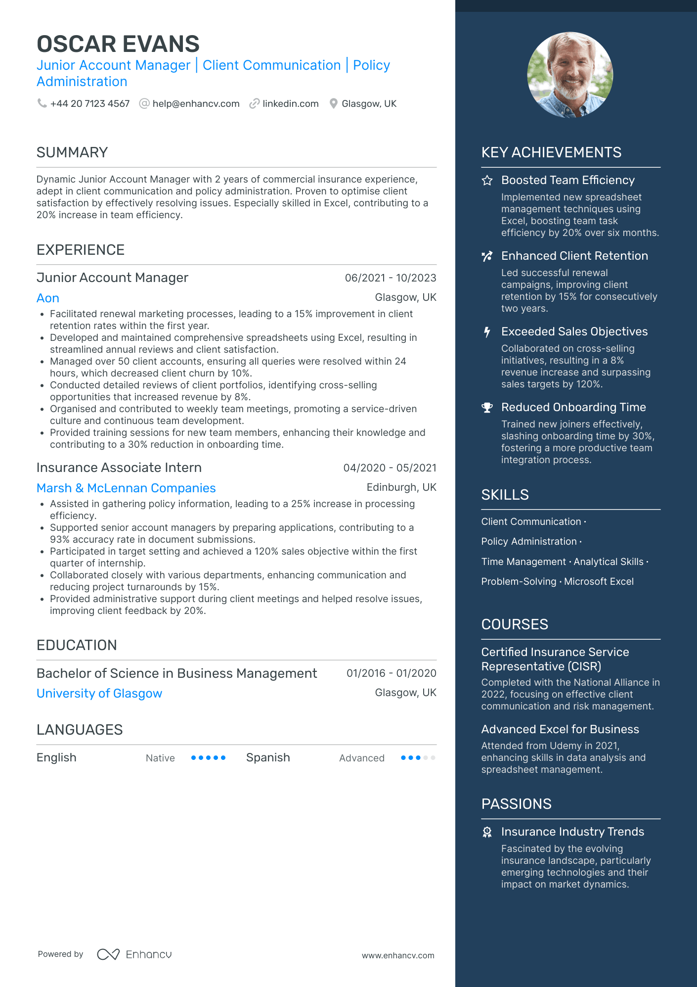 Commercial Manager CV Examples & Guide for 2026