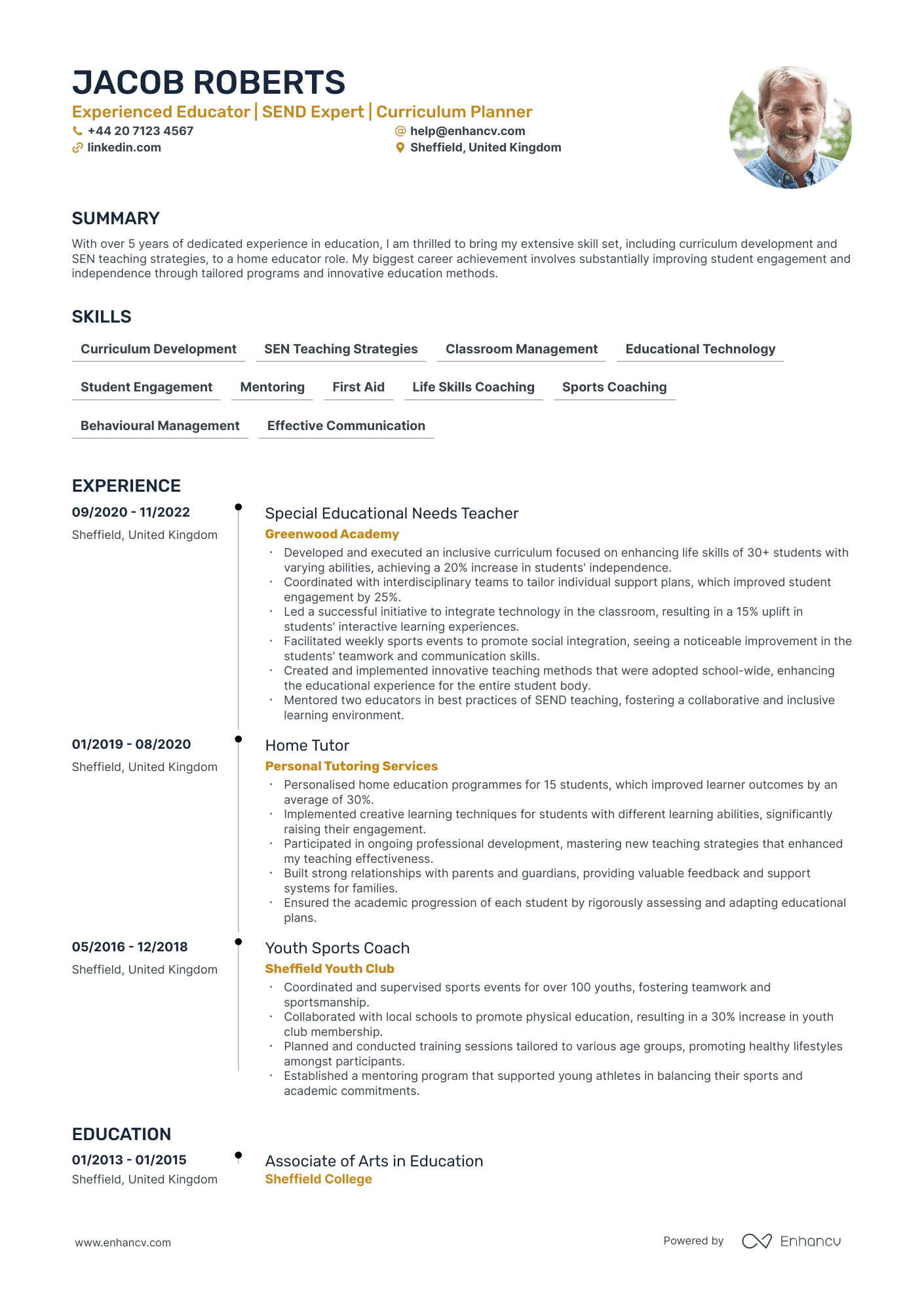 Private Tutor CV Examples & Guide for 2025