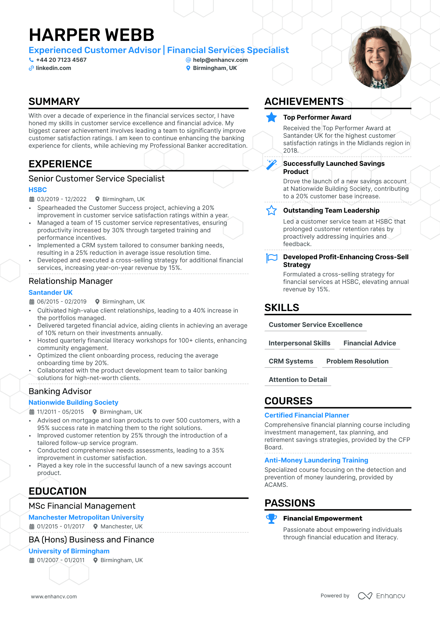 Personal Banker CV Examples & Guide for 2025