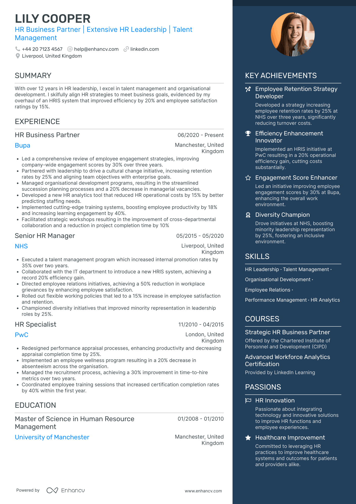 HR Director CV Examples & Guide for 2026